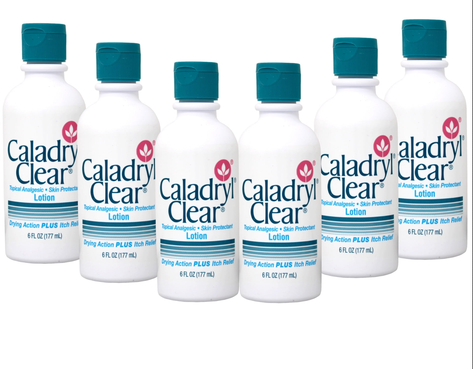 (6 pack) Caladryl Clear Lotion, Topical Analgesic and Skin Protectant ...