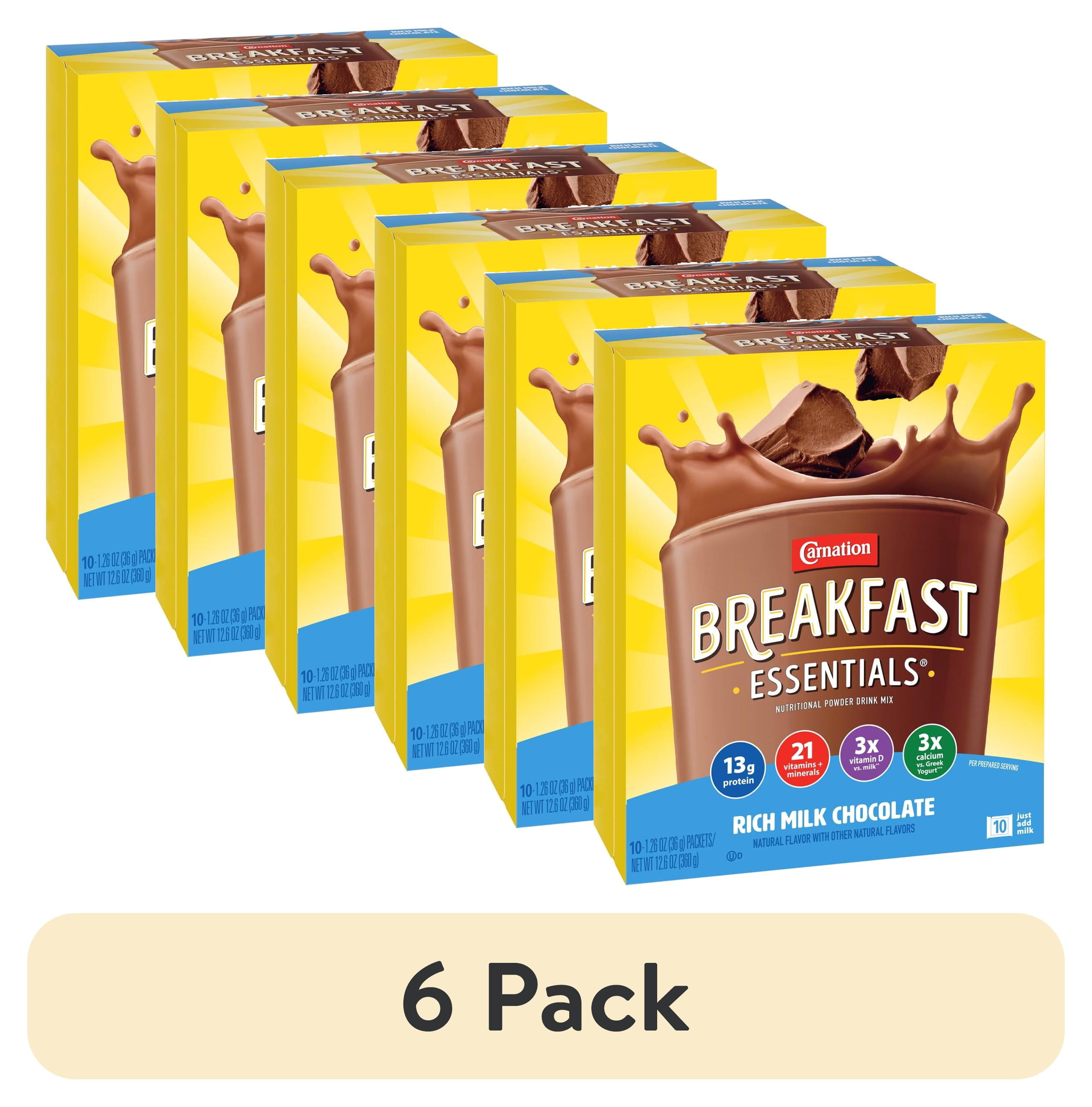 (6 pack) Carnation Breakfast Essentials Powder Nutritional Shake Drink ...