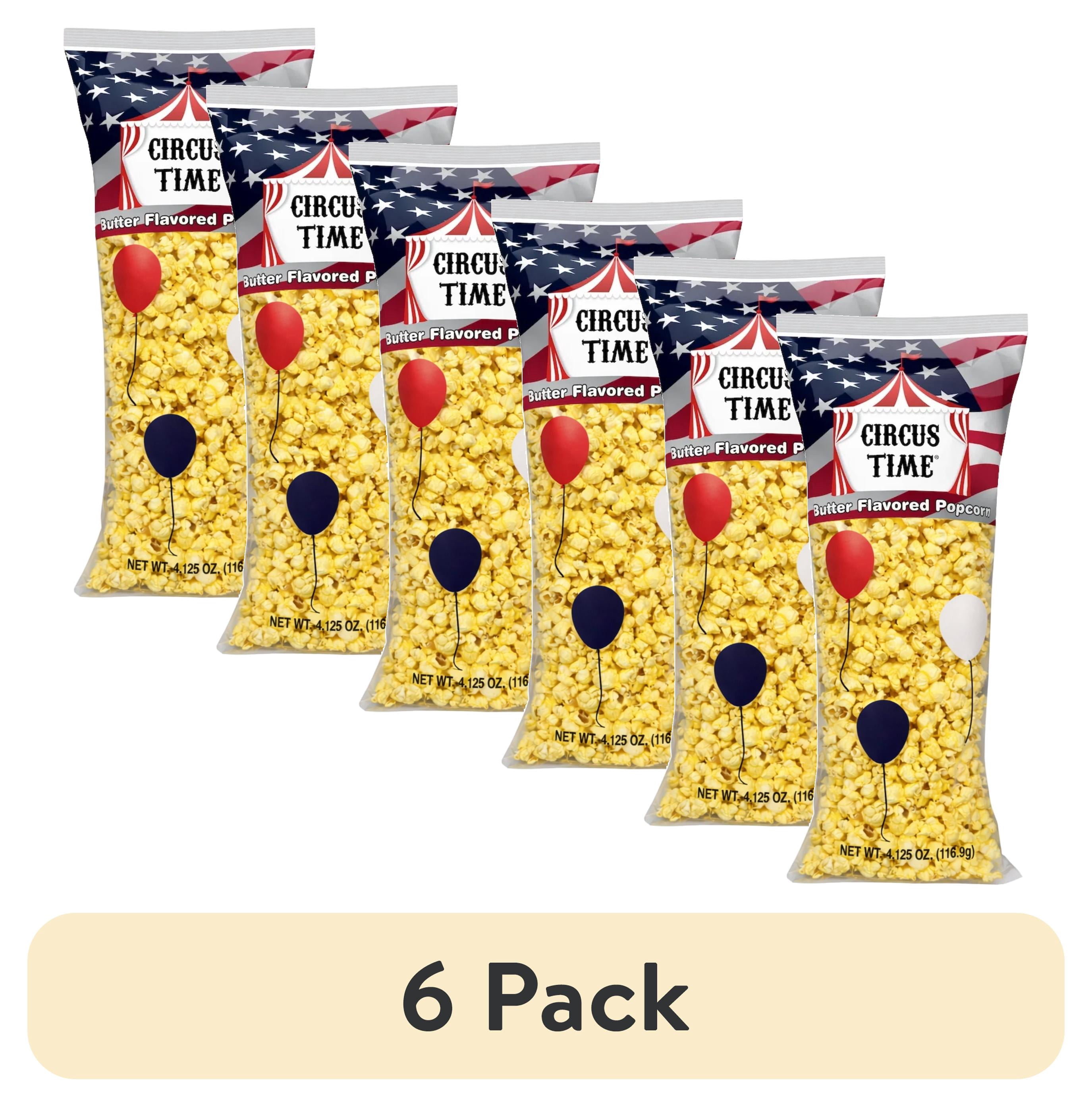 (6 pack) Circus Time Butter Popcorn - Walmart.com