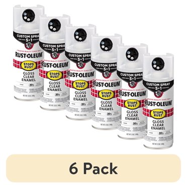 Rust-Oleum Stops Rust Hammered Spray Paint, 12 Oz, Gray, 6 Pack ...