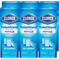 (6 pack) Clorox ToiletWand Disinfecting Brush Refills, Toilet Bowl ...