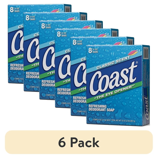 Coast Classic Deodorant 8pk - Hand soaps for grocery retail - Walmart ...