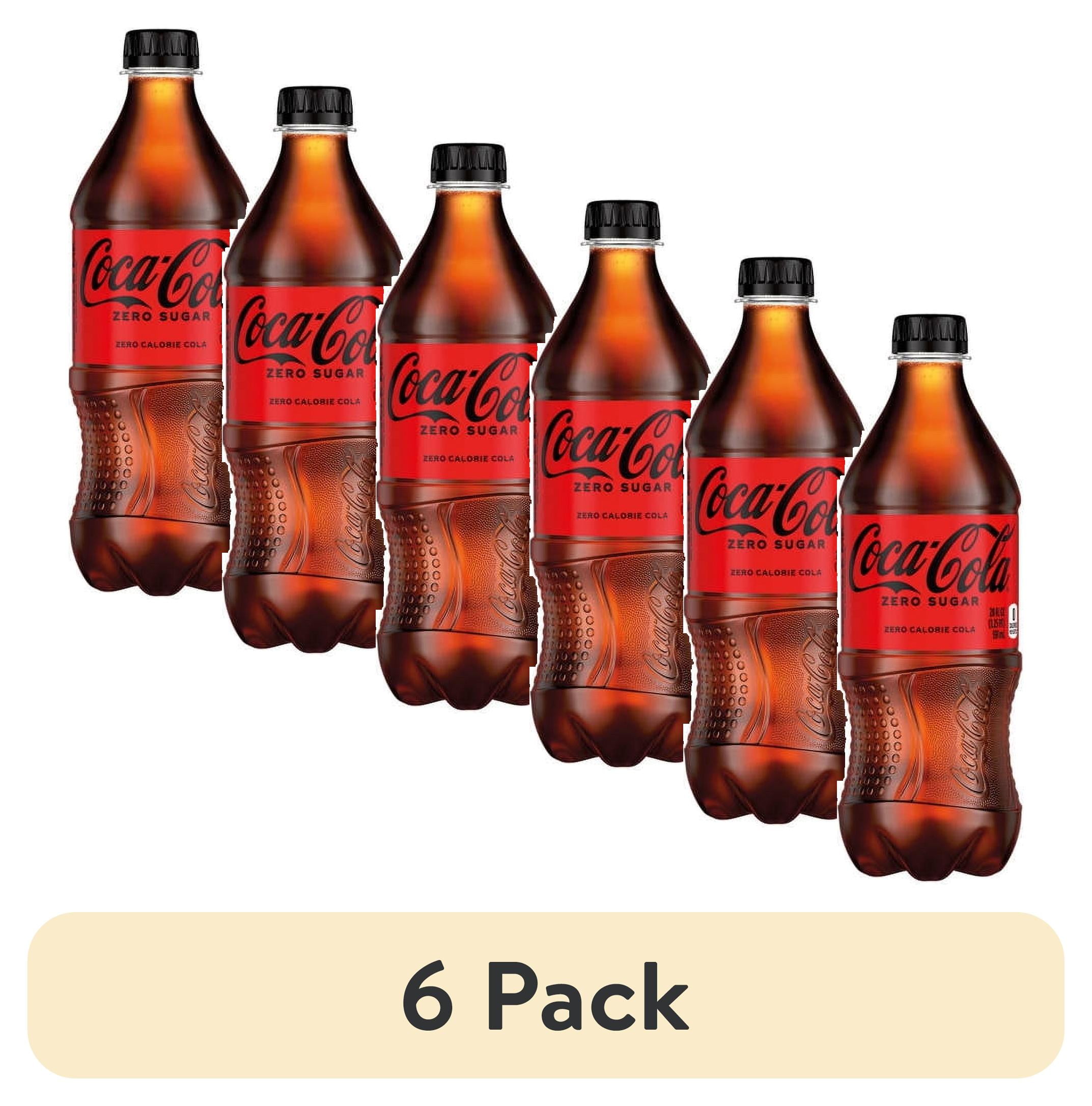 (6 pack) Coca-Cola Coke Zero 20 fl. oz. - Pack of 2 - Walmart.com