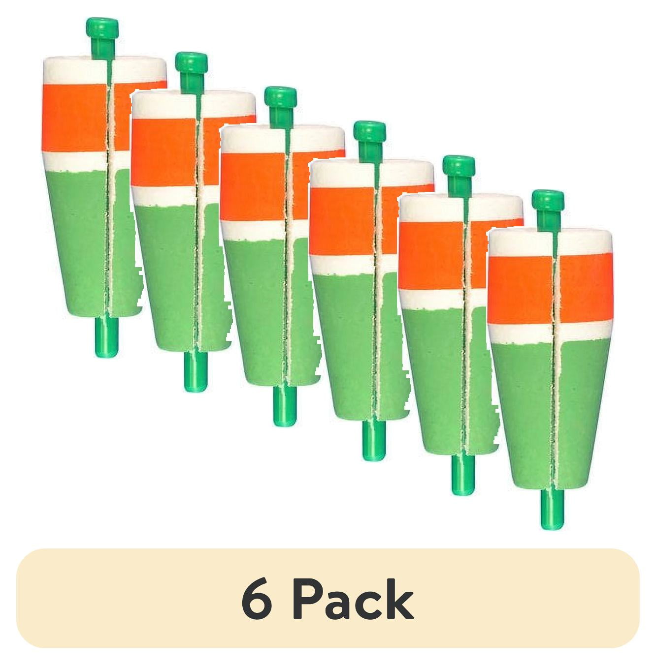(6 pack) Comal Tackle 2" Weighted Popping Float, Red & Green - Walmart.com
