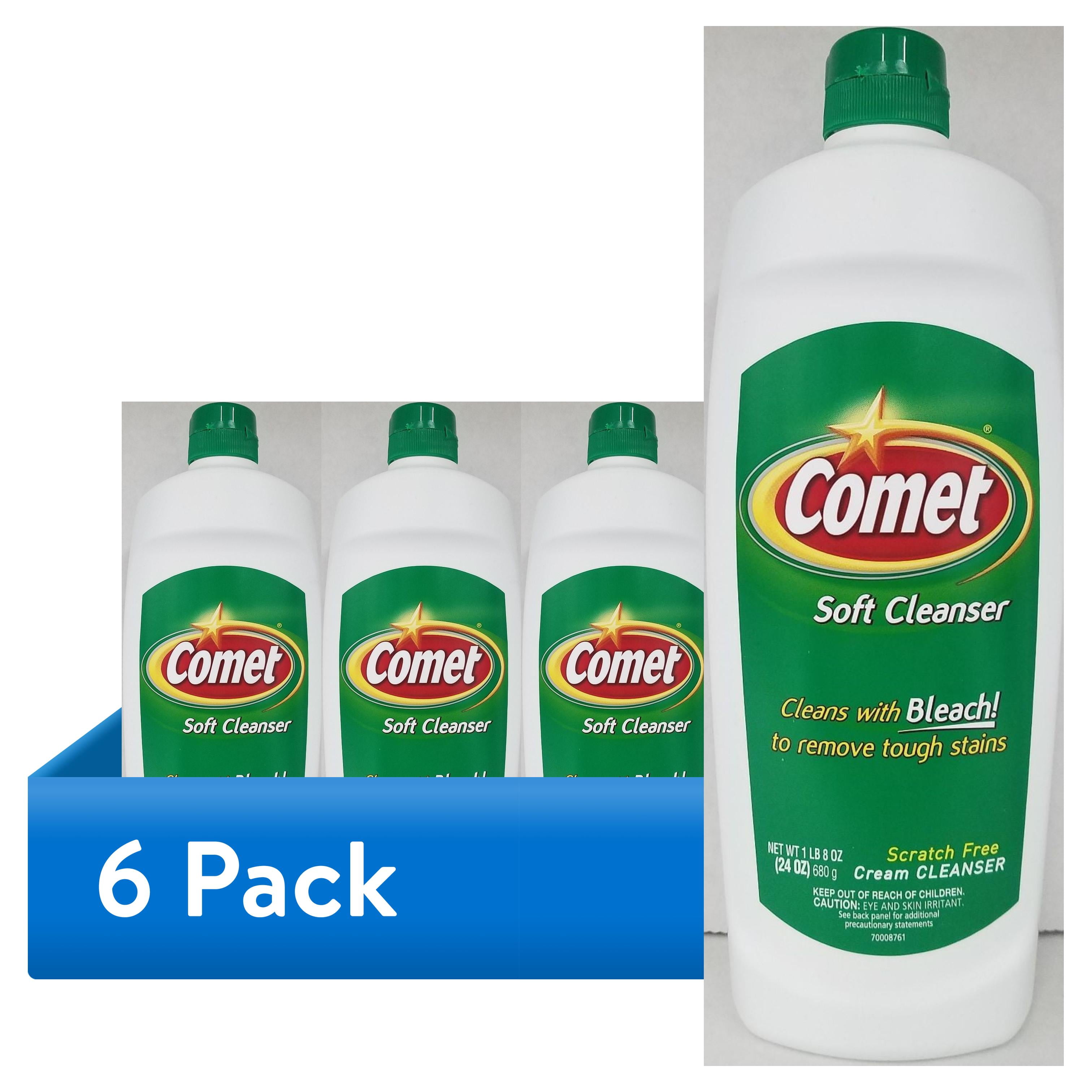 (6 pack) Comet Cleanser Cream with Bleach 24 oz - Walmart.com