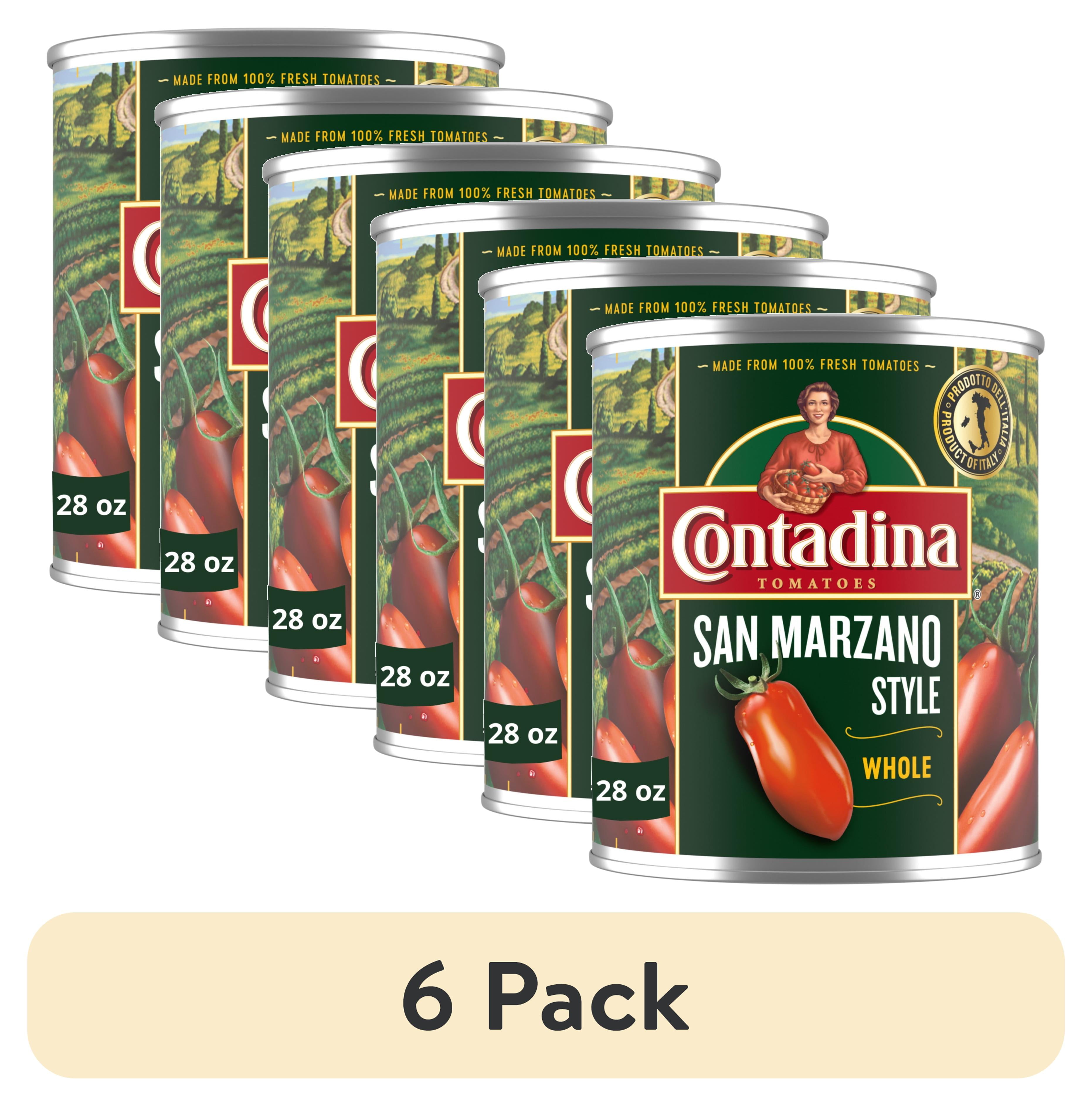 (6 pack) Contadina San Marzano Style Whole Tomatoes, 28 oz Can ...