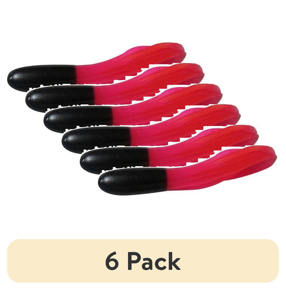(6 pack) Creme 1.5" Mini Tail Lure, Black & Pink - Walmart.com