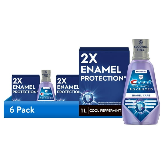 (6 pack) Crest Pro-Health Advanced Enamel Care Mouthwash/Mouth Rinse ...