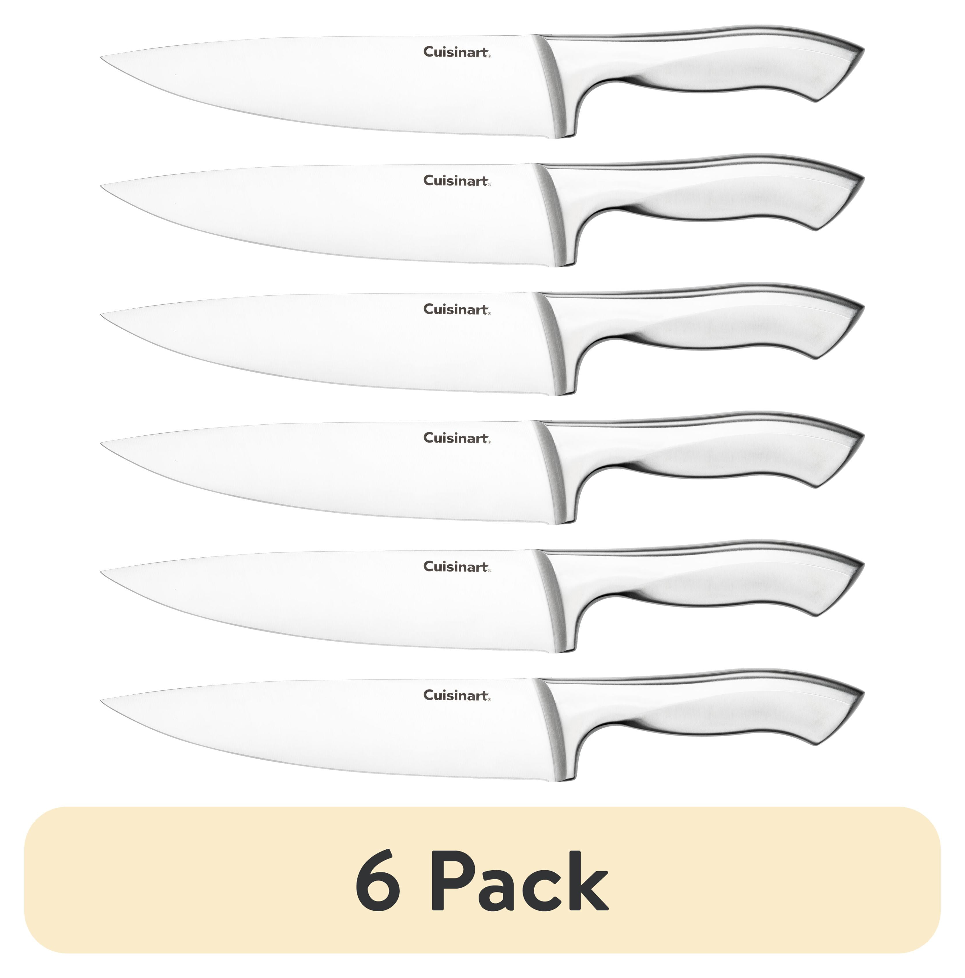 (6 pack) Cuisinart Classic Stainless Steel 8” Chef’s Knife with Blade ...
