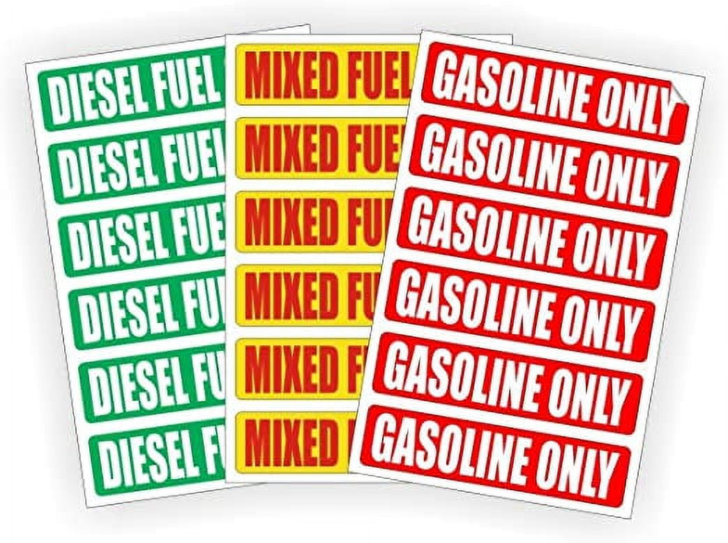 6-pack DIESEL FUEL ONLY | MIXED FUEL ONLY | GASOLINE ONLY Automotive ...