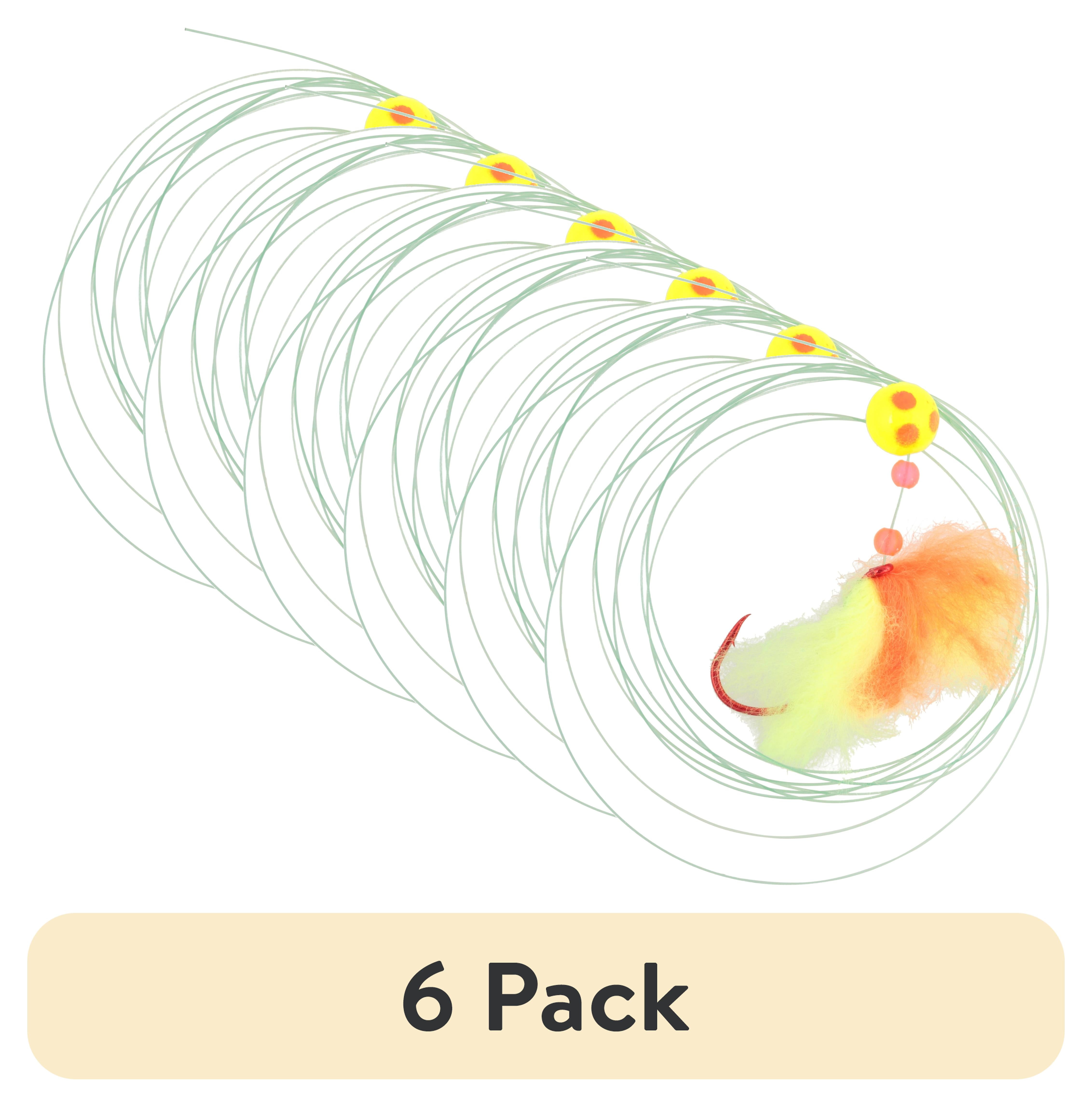 (6 pack) Danielson® 1/0 sz. Salmon/Steelhead Drifter Rig Fishing Fly ...