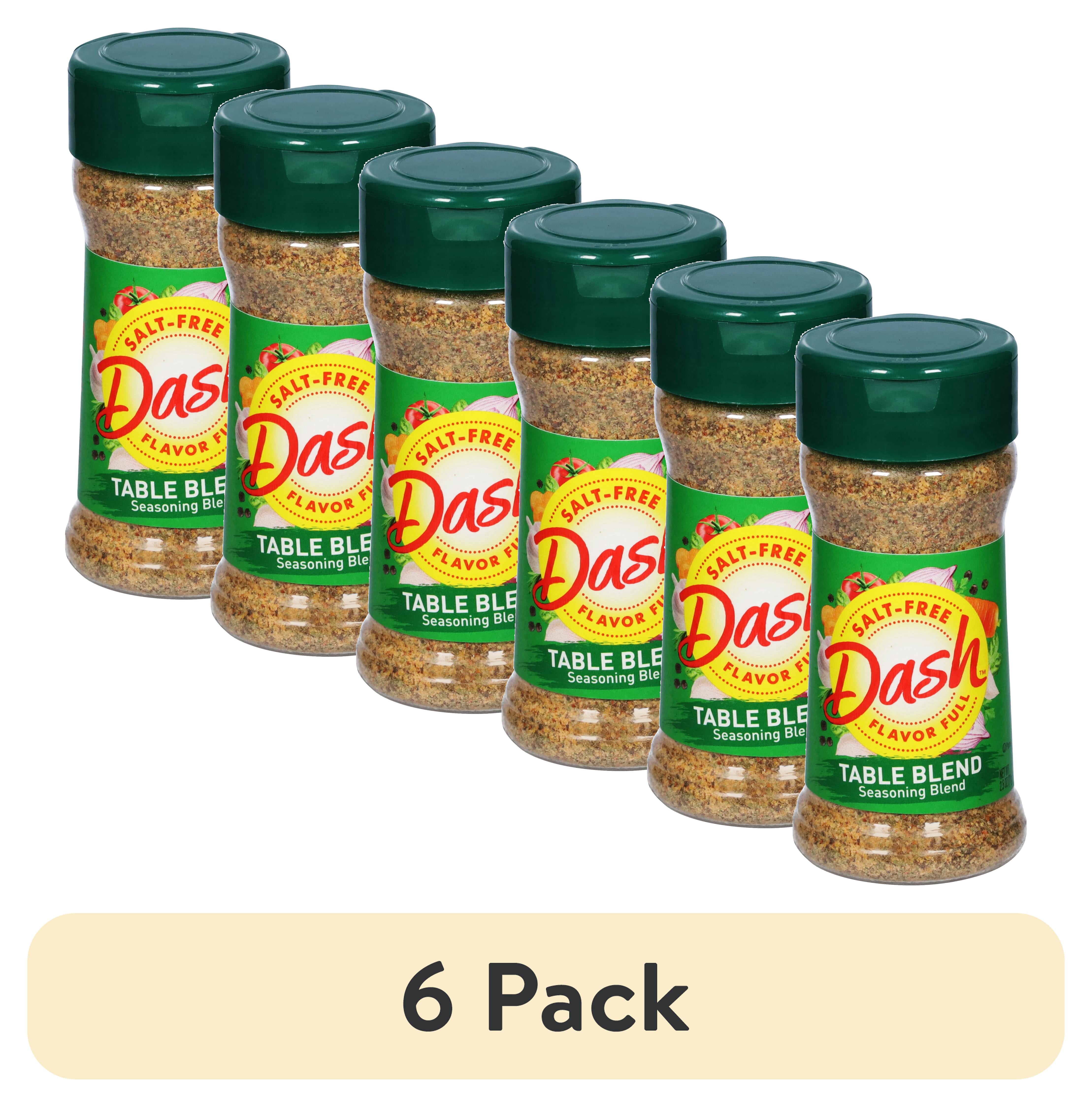 (6 pack) Dash Table Blend Seasoning Blend, Salt Free, Kosher, 2.5 oz ...