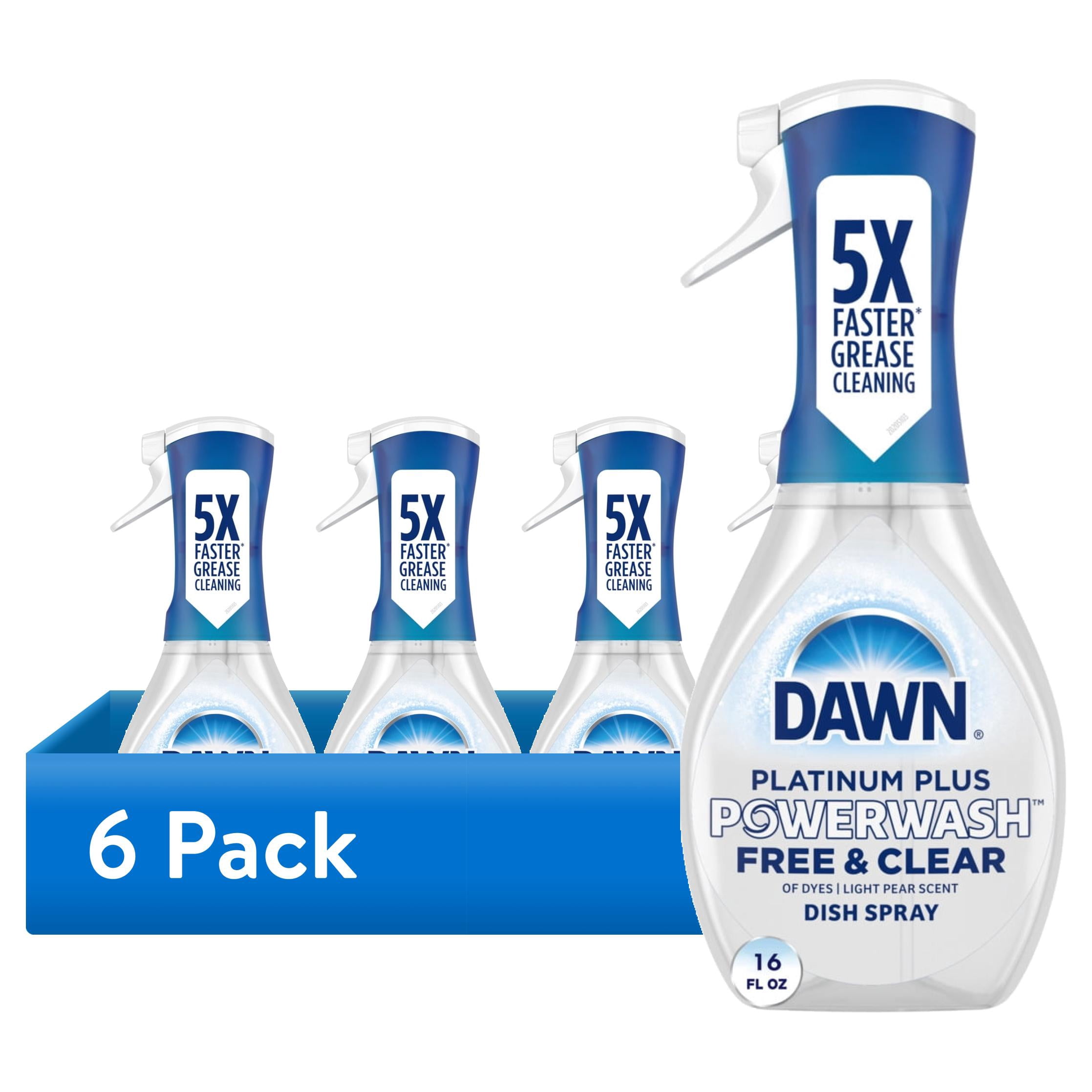 (6 pack) Dawn Powerwash Spray, Dish Soap, Dishwashing Liquid, Free ...