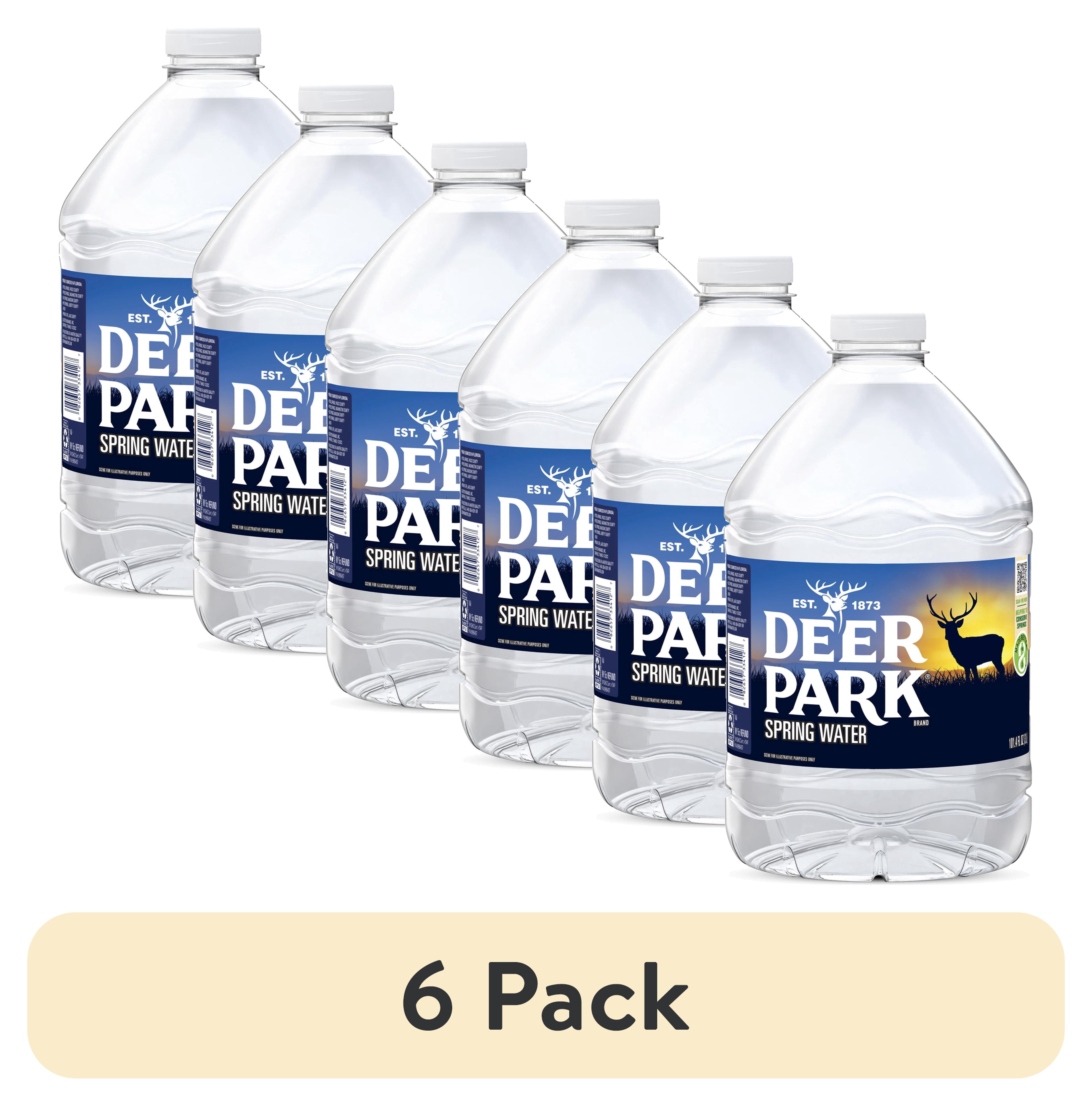 (6 pack) Deer Park Spring Water, 3 Liter, Single Plastic Jug - Walmart.com