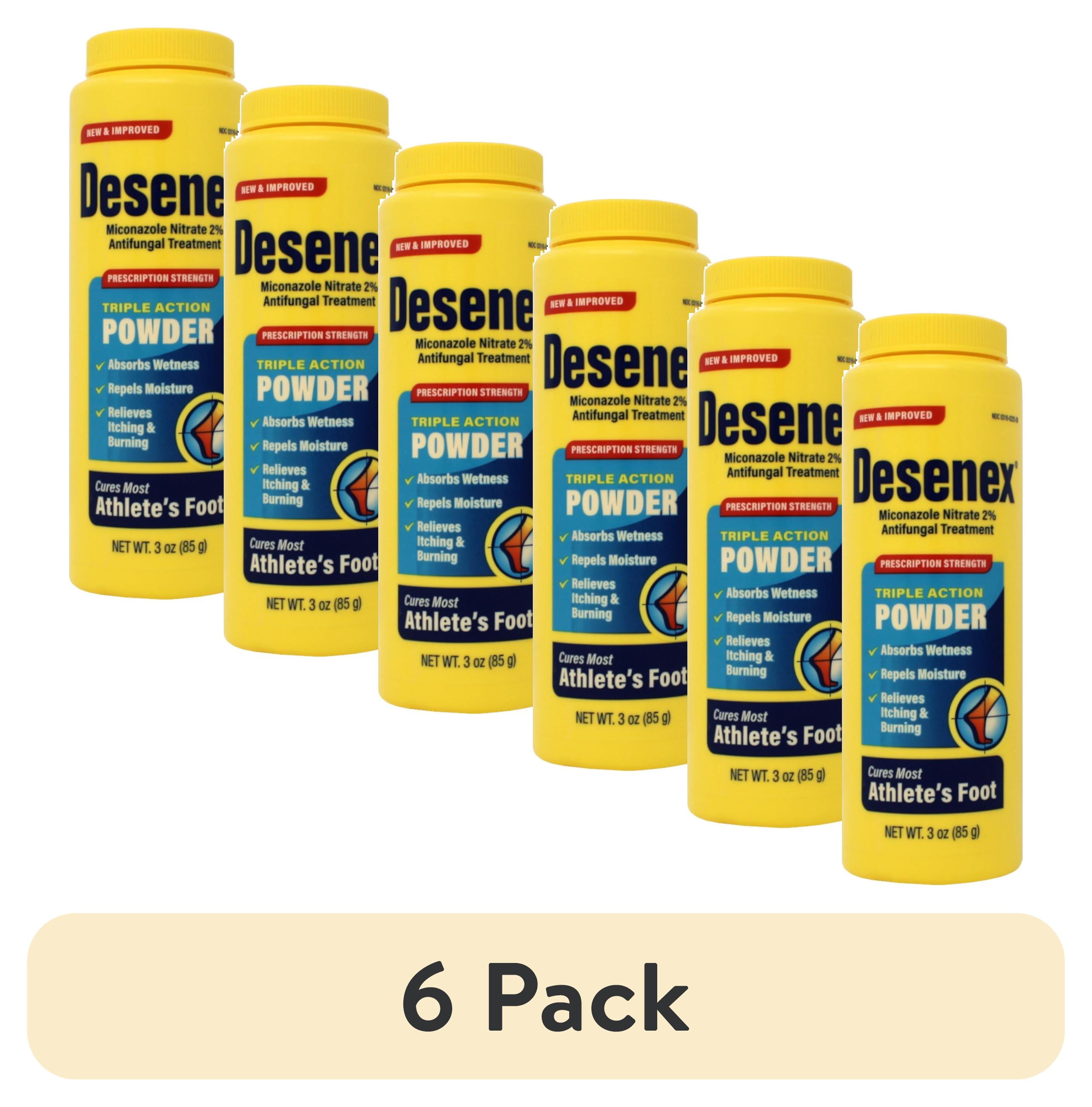 (6 pack) Desenex Antifungal Powder 3 oz - Walmart.com