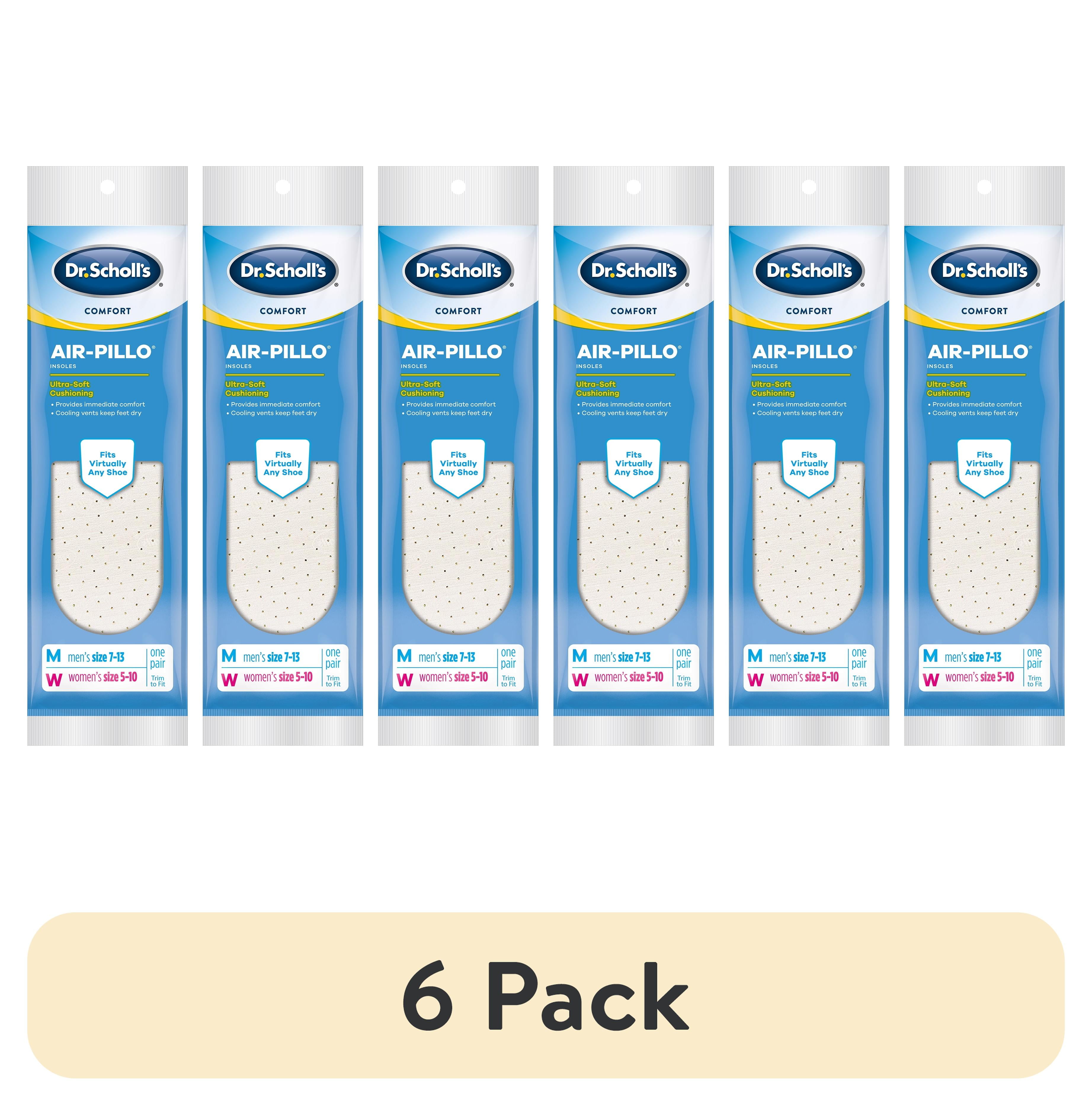 (6 pack) Dr. Scholl's® Air-Pillo® Comfort Insoles ,Ultra-Soft Cushioning and Lasting Comfort ...