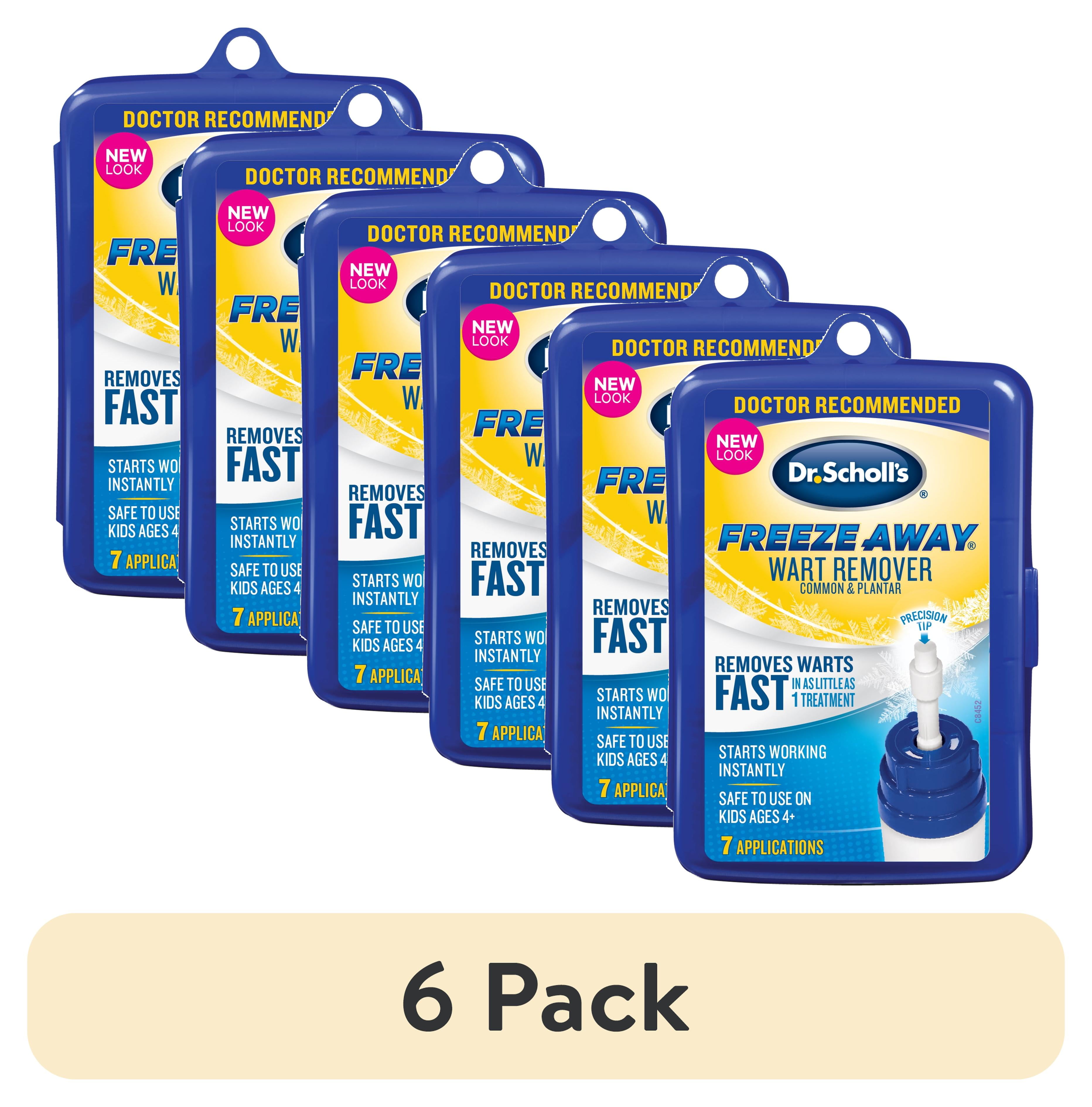 (6 pack) Dr. Scholl's Freeze Away Wart Remover, 7 Treatments - Walmart.com
