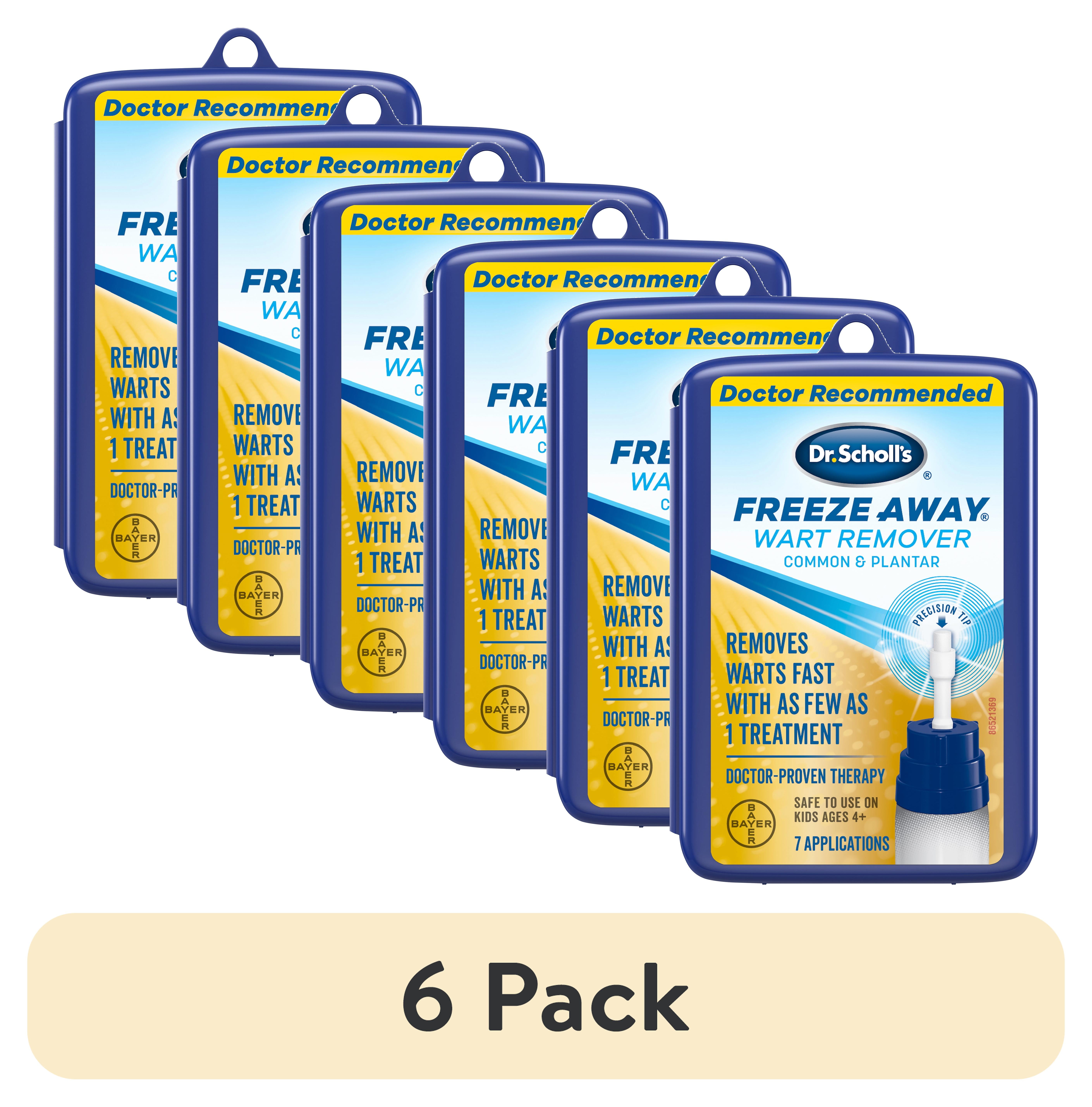 (6 pack) Dr. Scholl's Freeze Away Wart Remover, 7 Treatments - Walmart.com