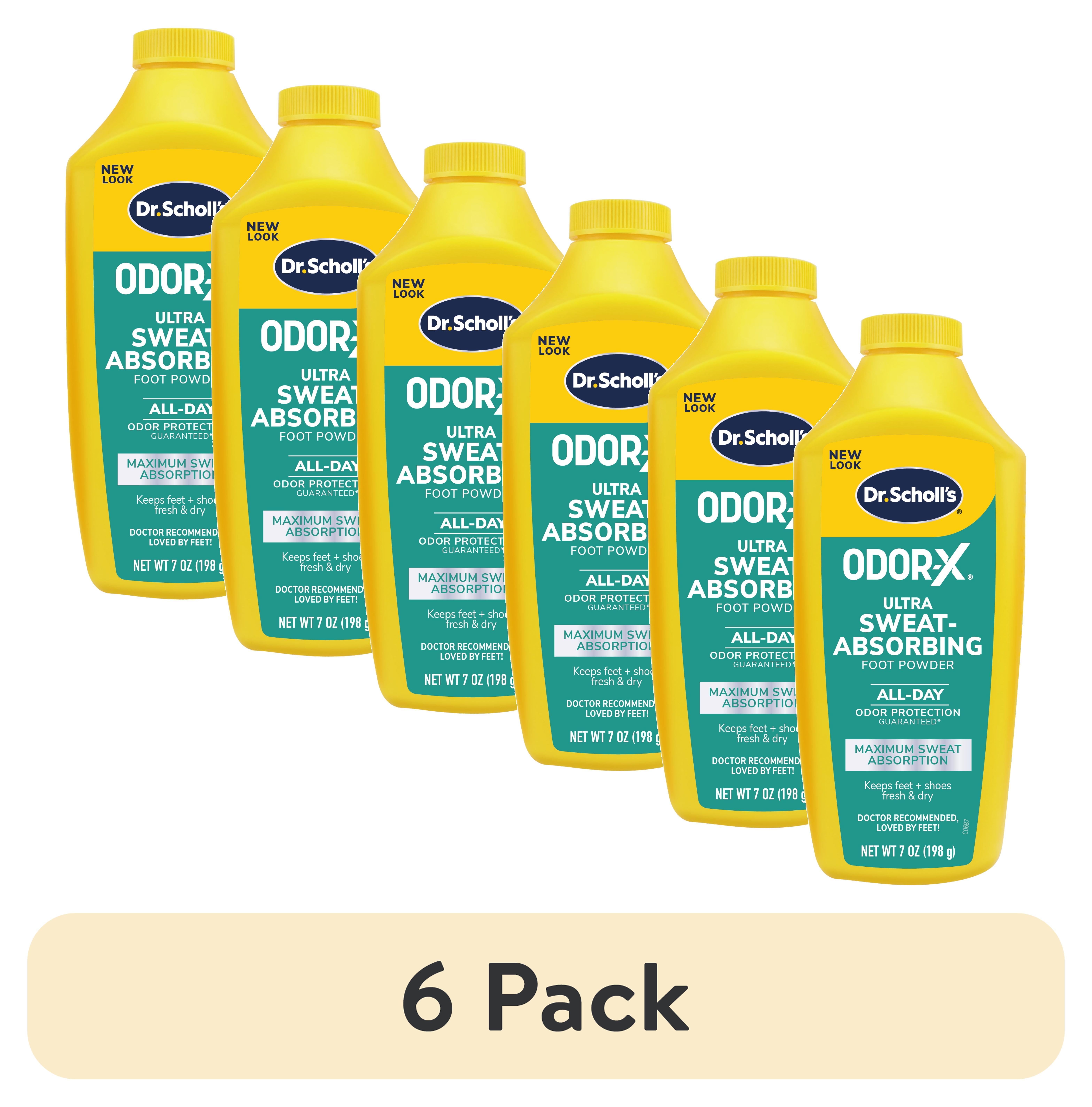 (6 pack) Dr. Scholl's Soothing Foot Powder for Wetness and Odor, 7 Oz ...