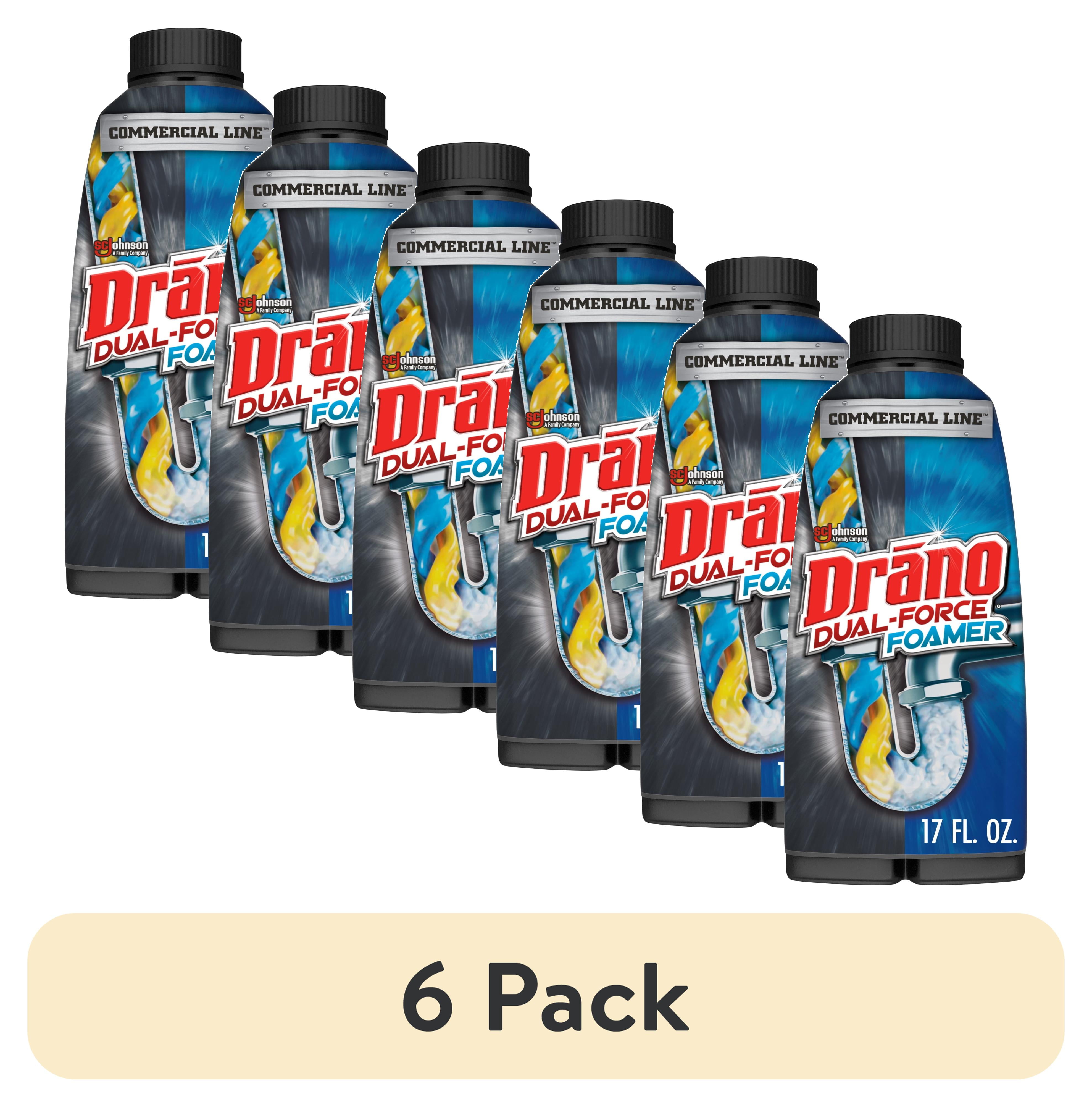 (6 pack) Drano Dual-Force Foamer, Hair and Drain Clog Remover ...