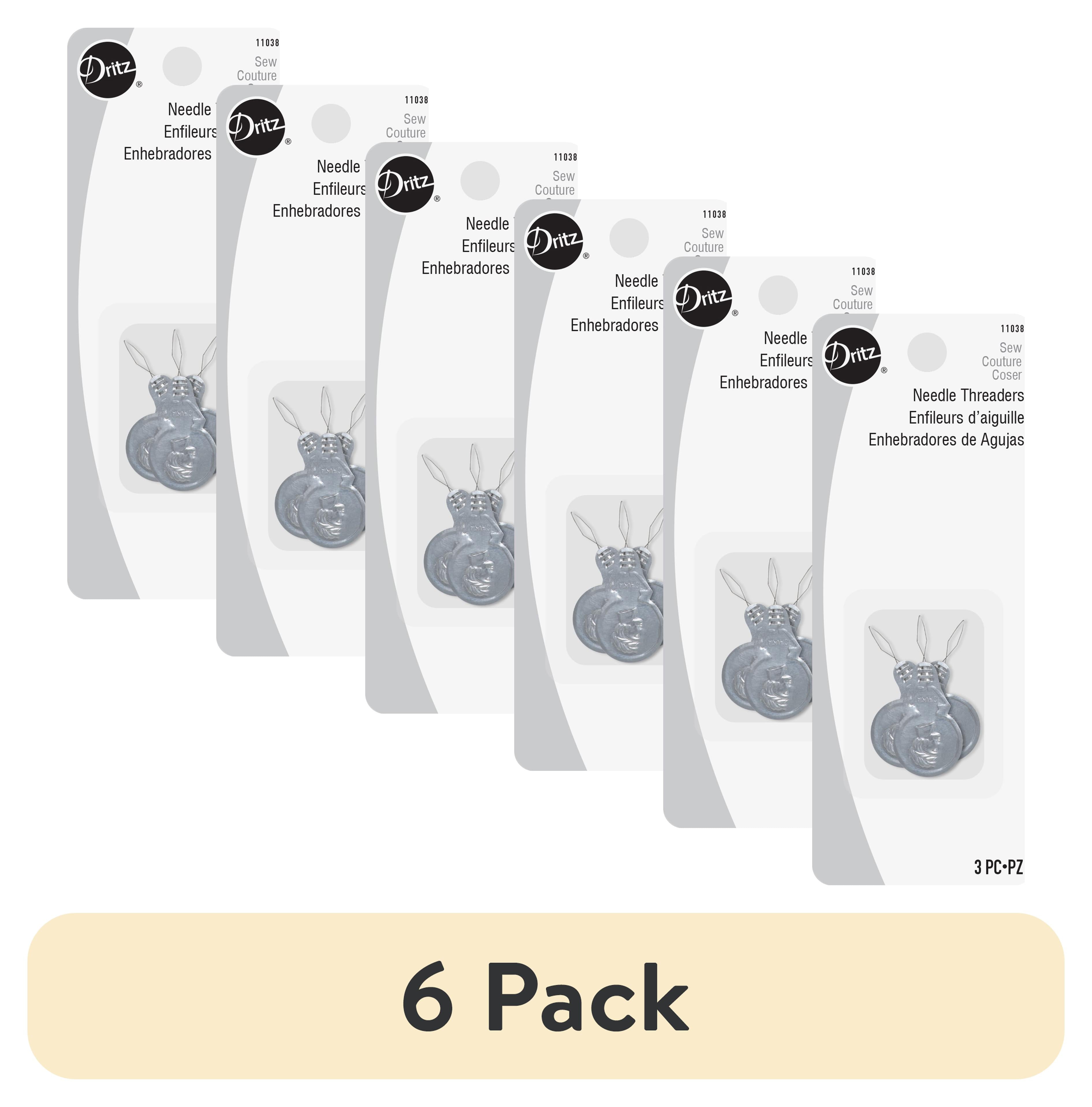 (6 pack) Dritz Needle Threaders for Hand & Machine Needles, 3 Count ...