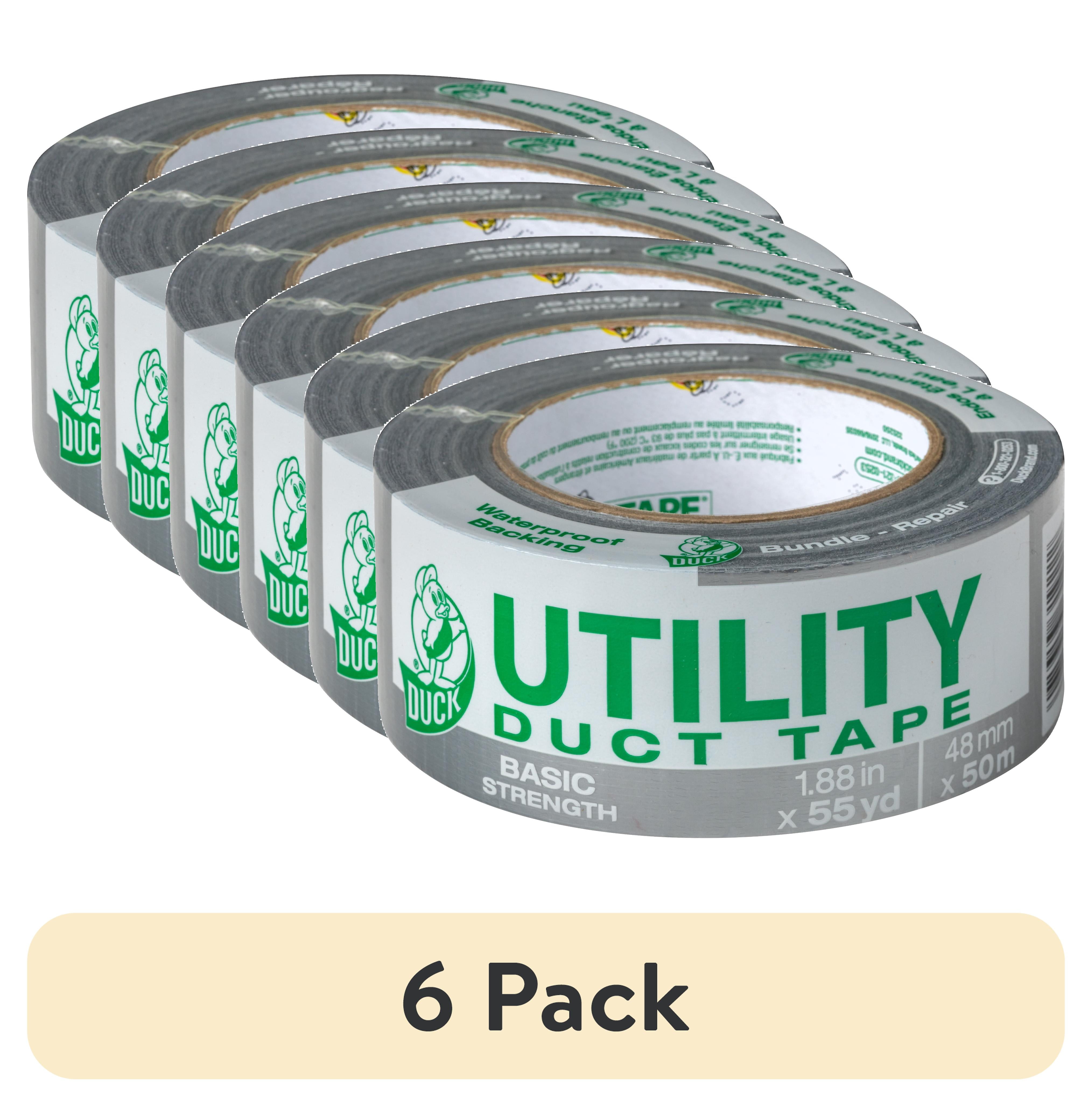 (6 pack) Duck Brand 1.88 in. x 55 yd. Silver Utility Duct Tape ...