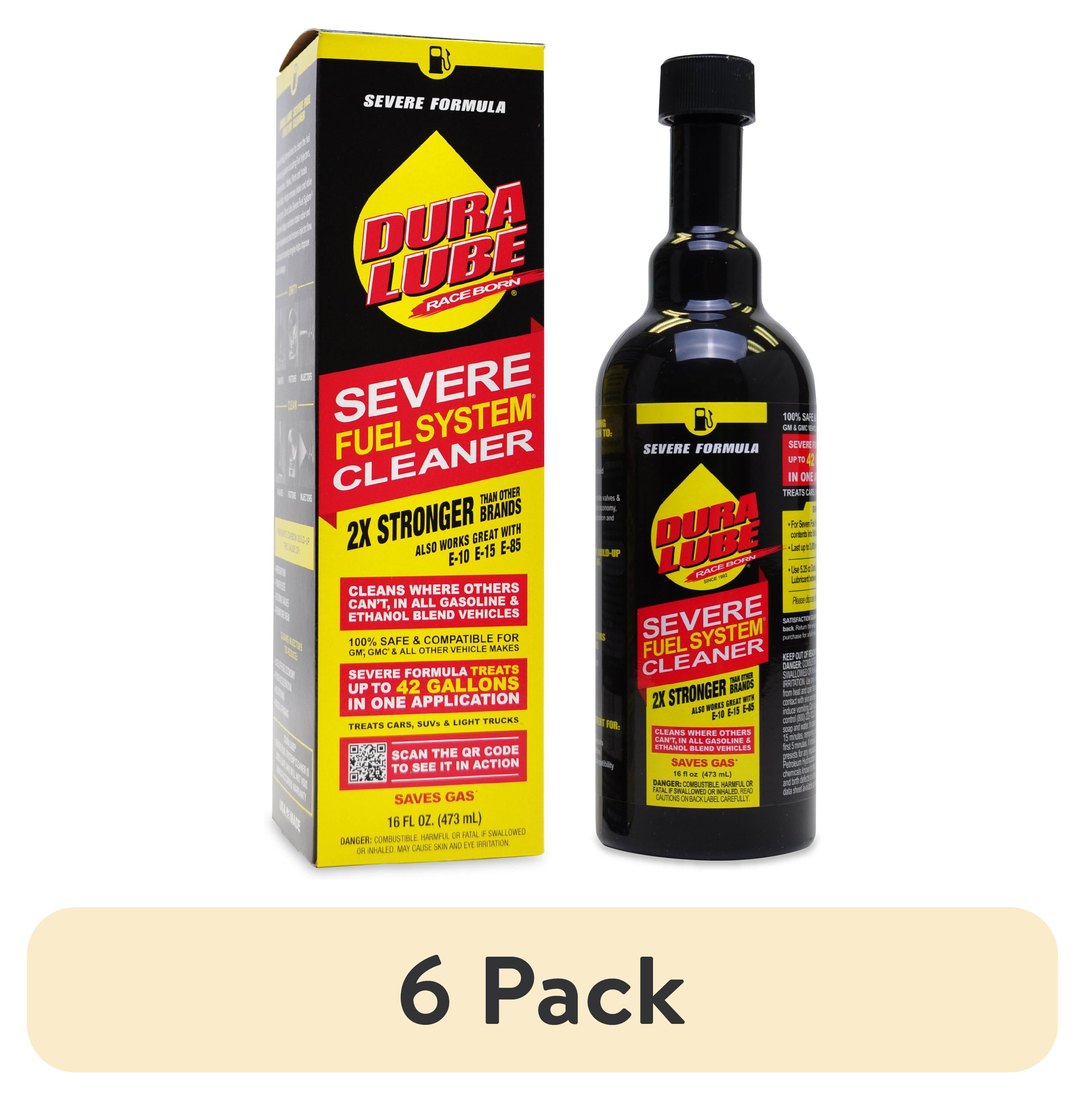 (6 pack) Dura Lube Severe Fuel System Cleaner Fuel Additive, Fights ...