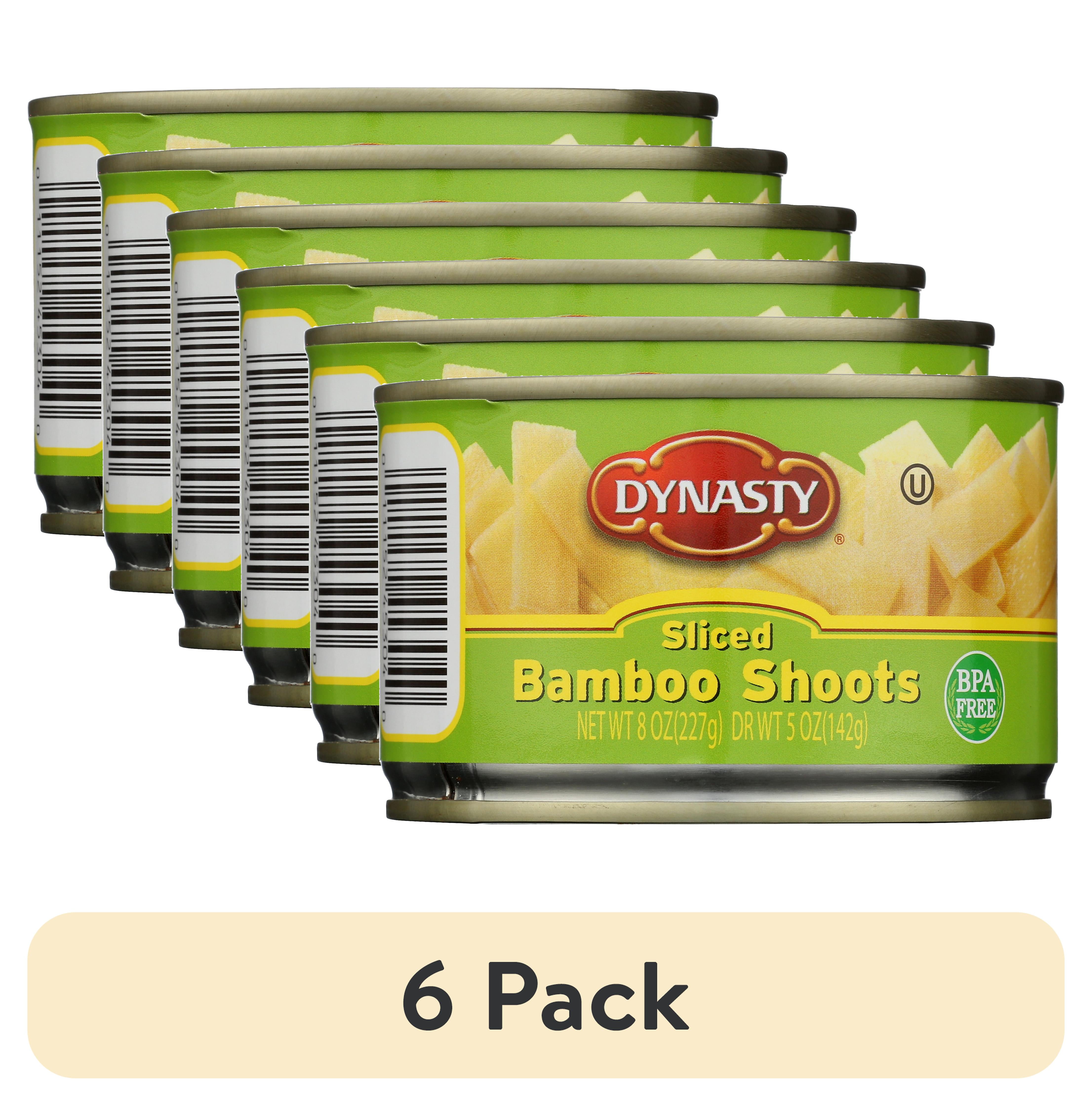 (6 pack) Dynasty Sliced Bamboo Shoots, BPA Free, Allergy-Friendly, 8 oz ...
