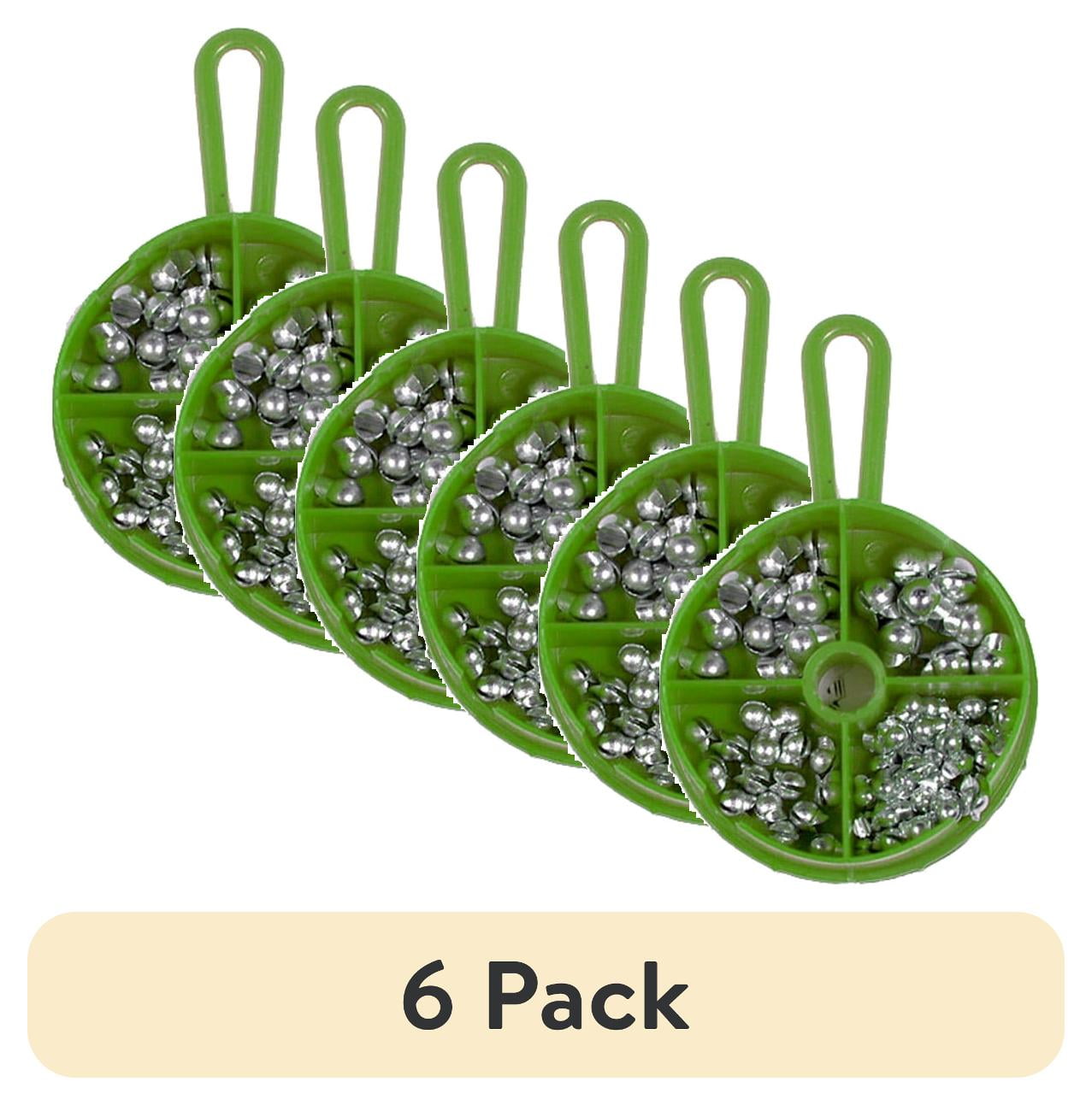 (6 pack) Eagle Claw Removal Split Shot Sinker Dial Pack Assortment, Tin Weight - Walmart.com