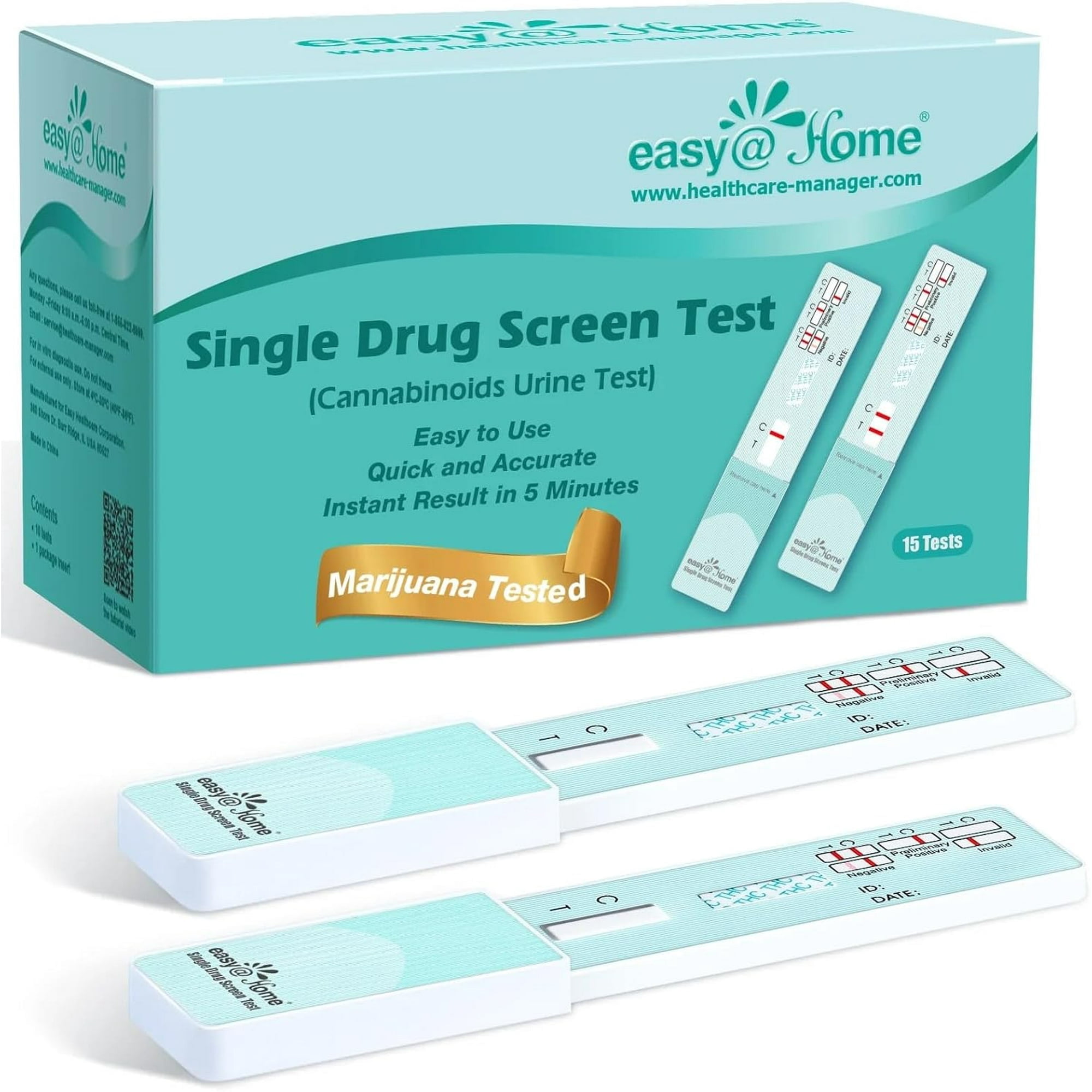 (6 pack) Easy@Home 6 Panel Urine Drug Test Kit for Marijuana ...