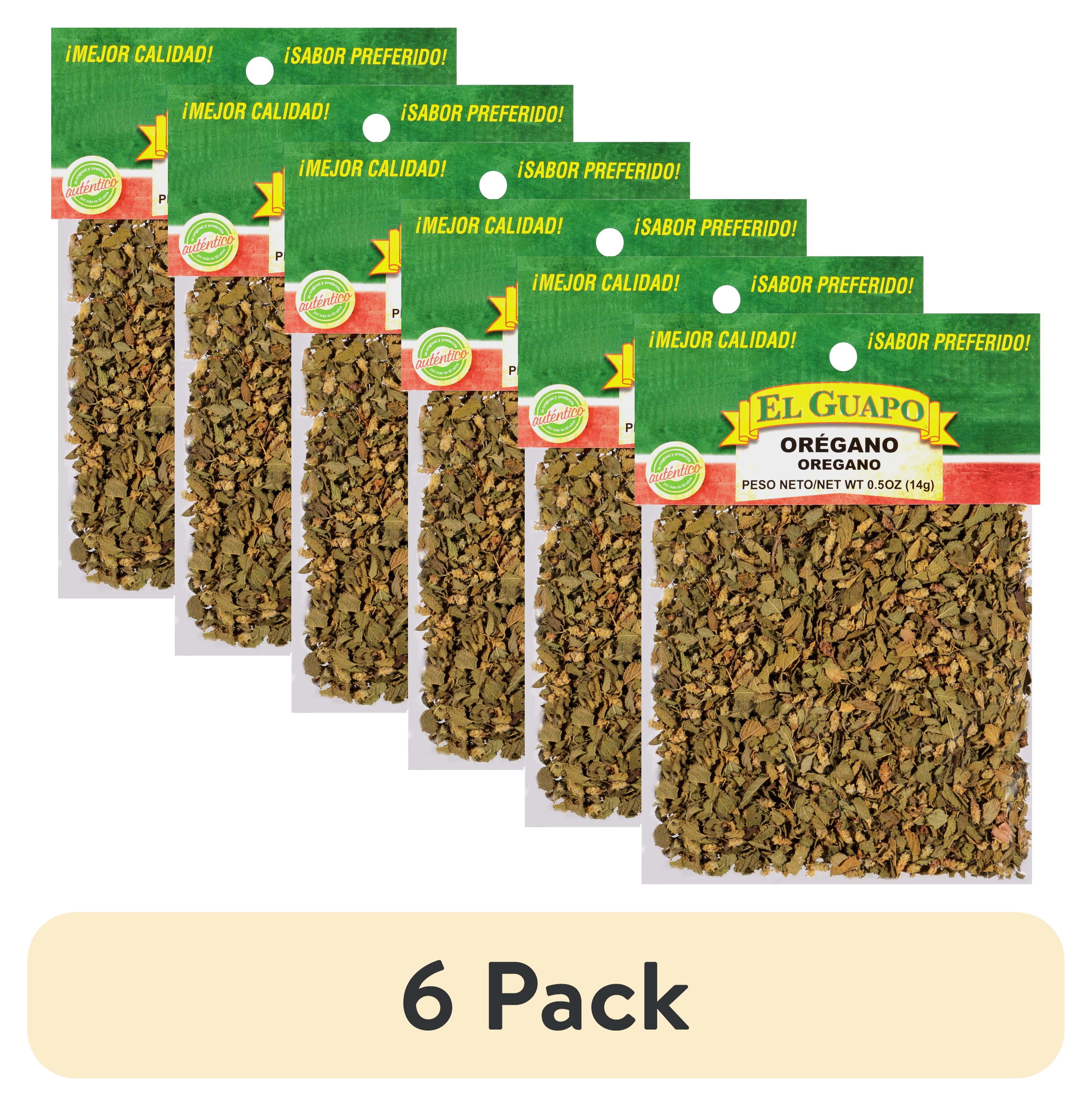 (6 pack) El Guapo No Artificial Flavors Whole Oregano Oregano Mexican ...