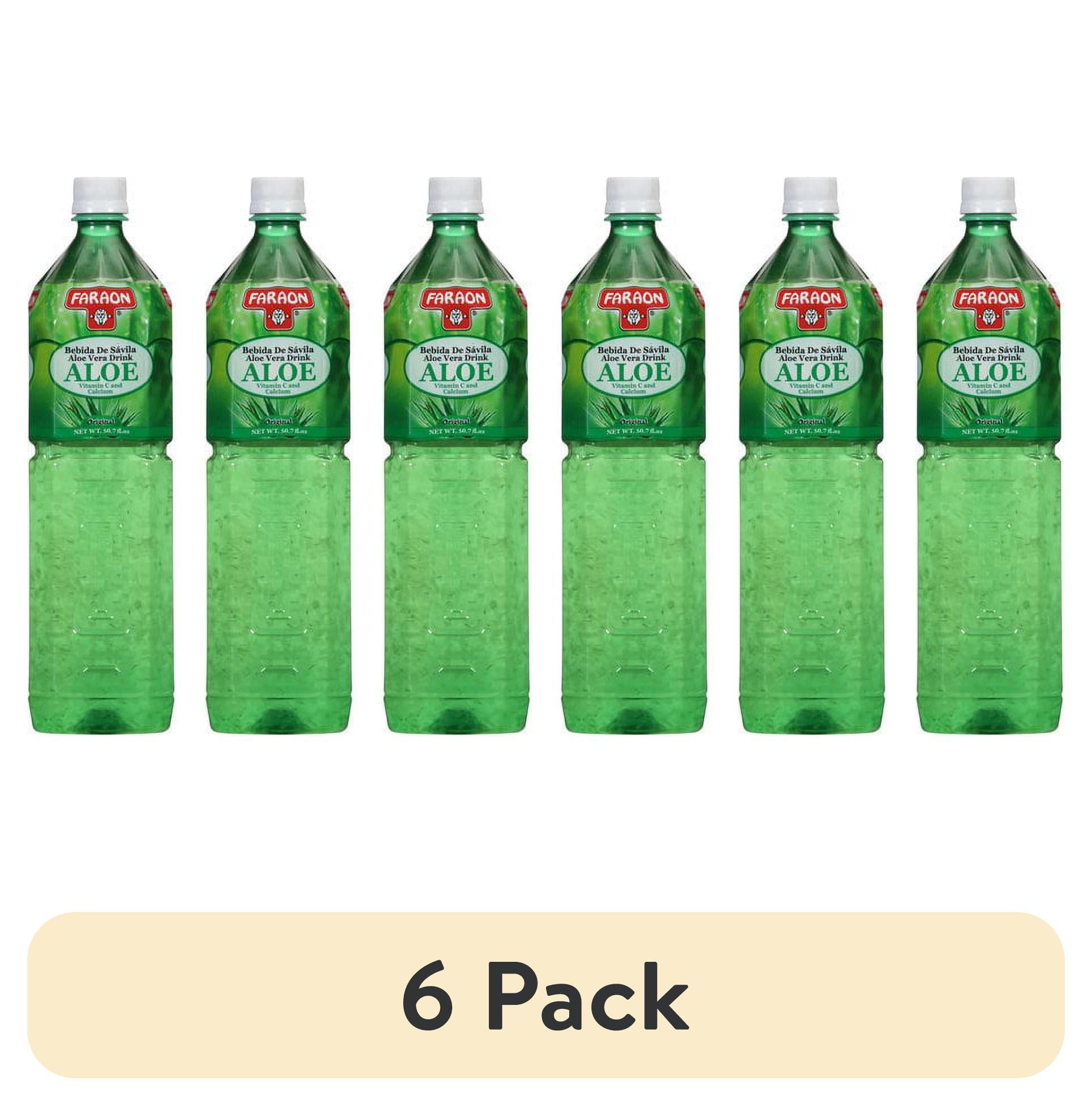 (6 pack) Faraon Aloe Vera Original Flavored Drink, 50.7 oz - Walmart.com
