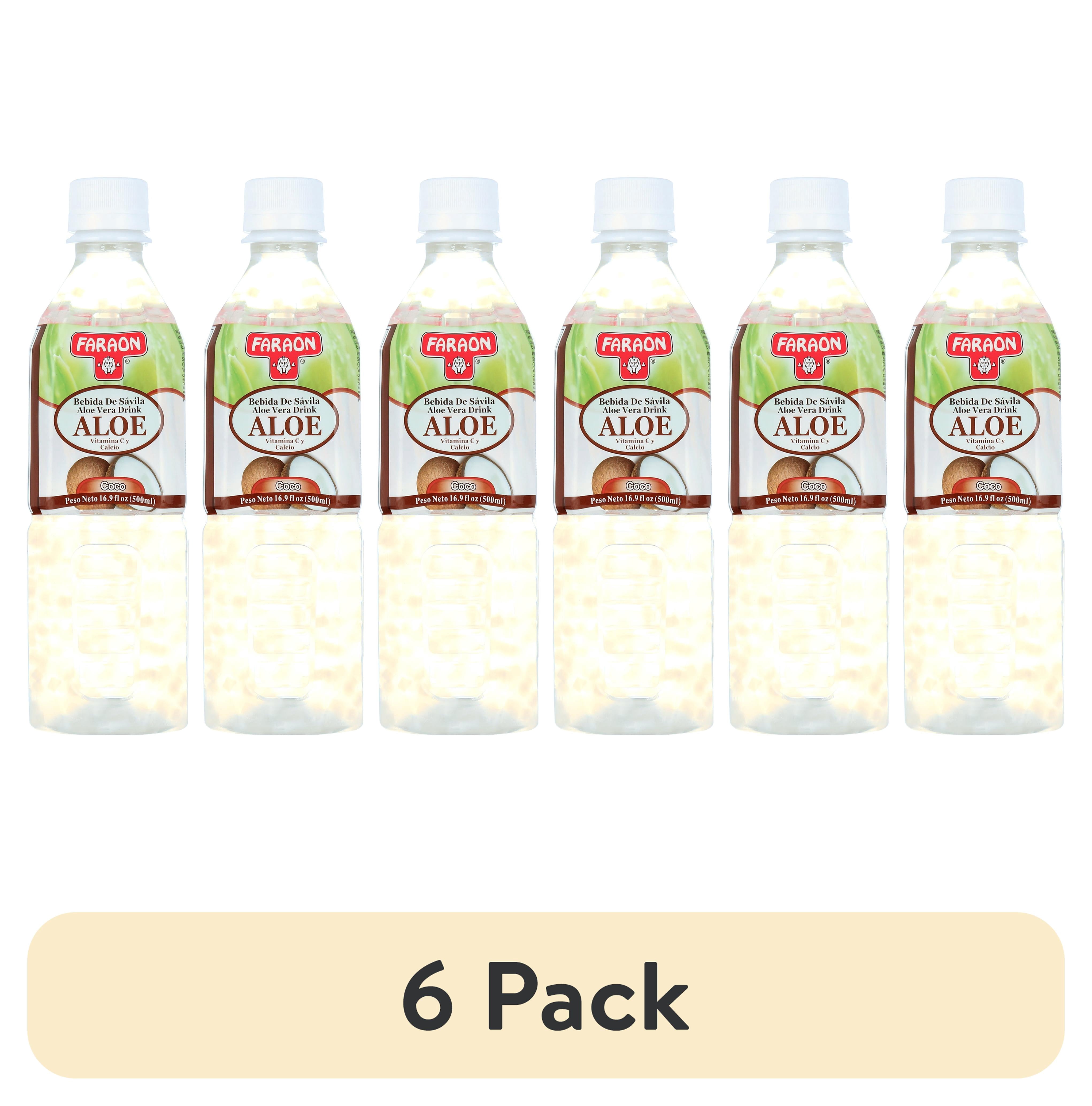 (6 pack) Faraon Coconut Aloe Vera Drink, 16.9 Fl Oz - Walmart.com