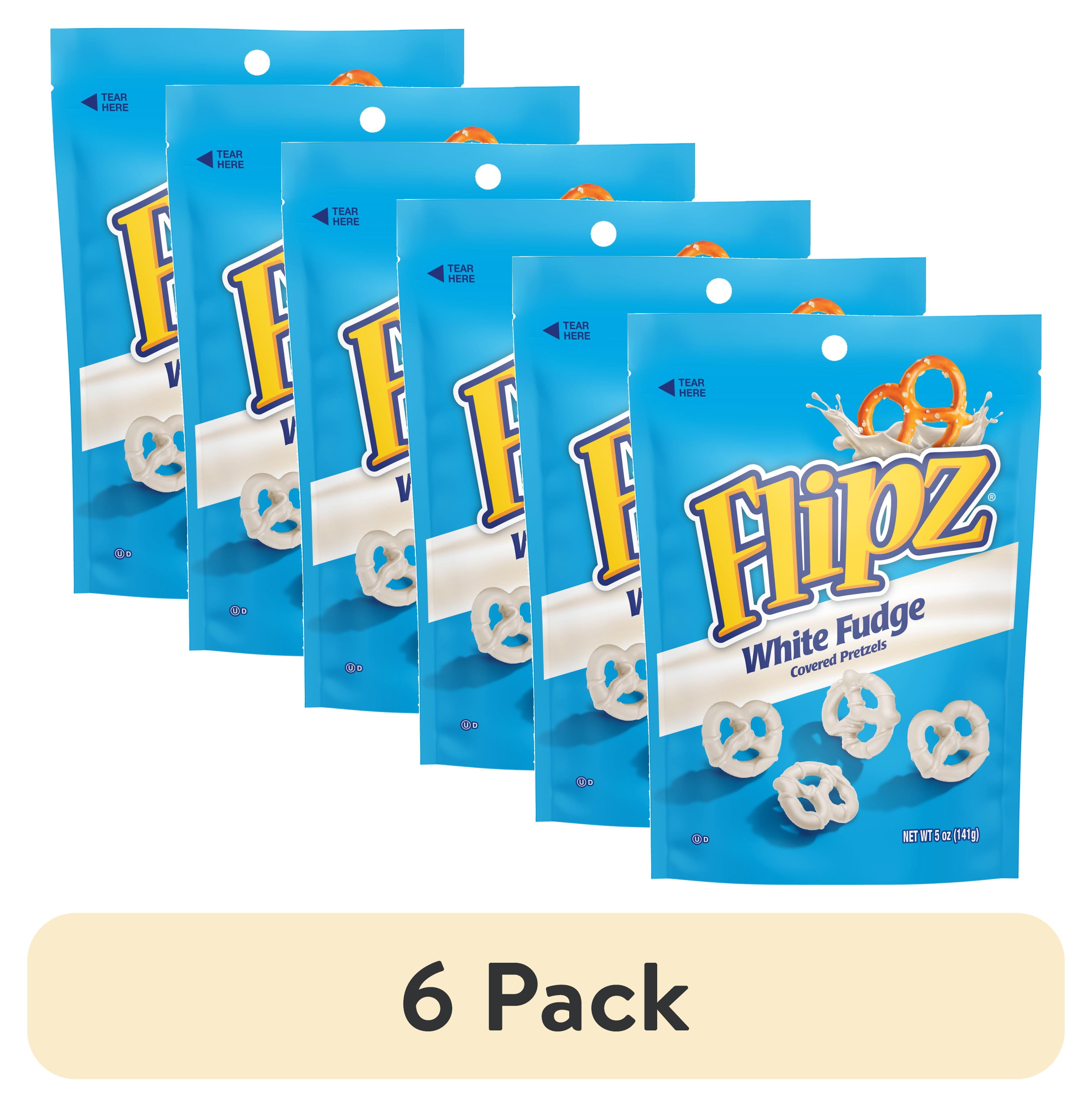 (6 pack) Flipz White Fudge Dipped Pretzels, 5 oz - Walmart.com