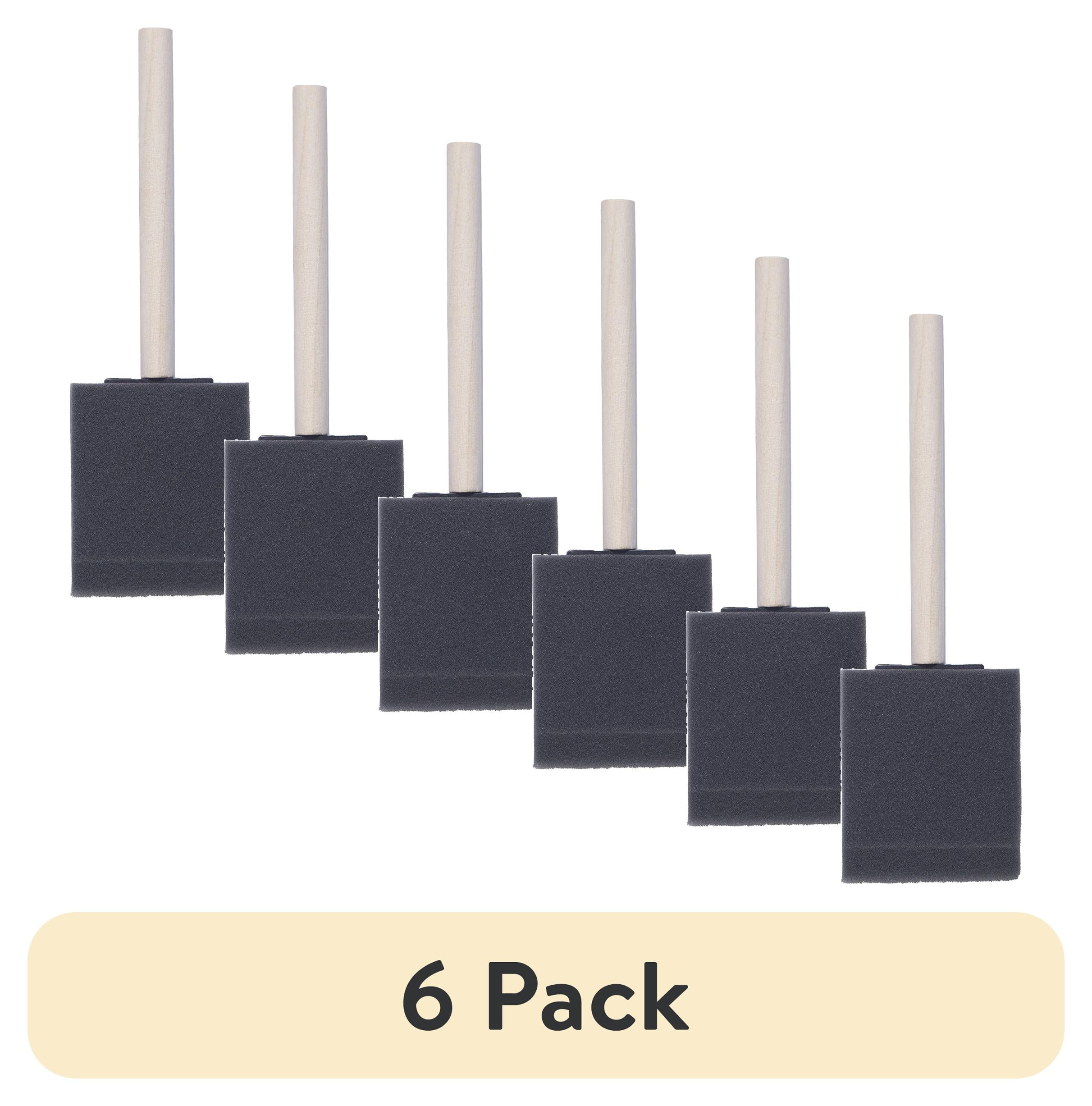 (6 pack) Foam Brush 2-in. Household Paintbrush for Paint and Craft ...