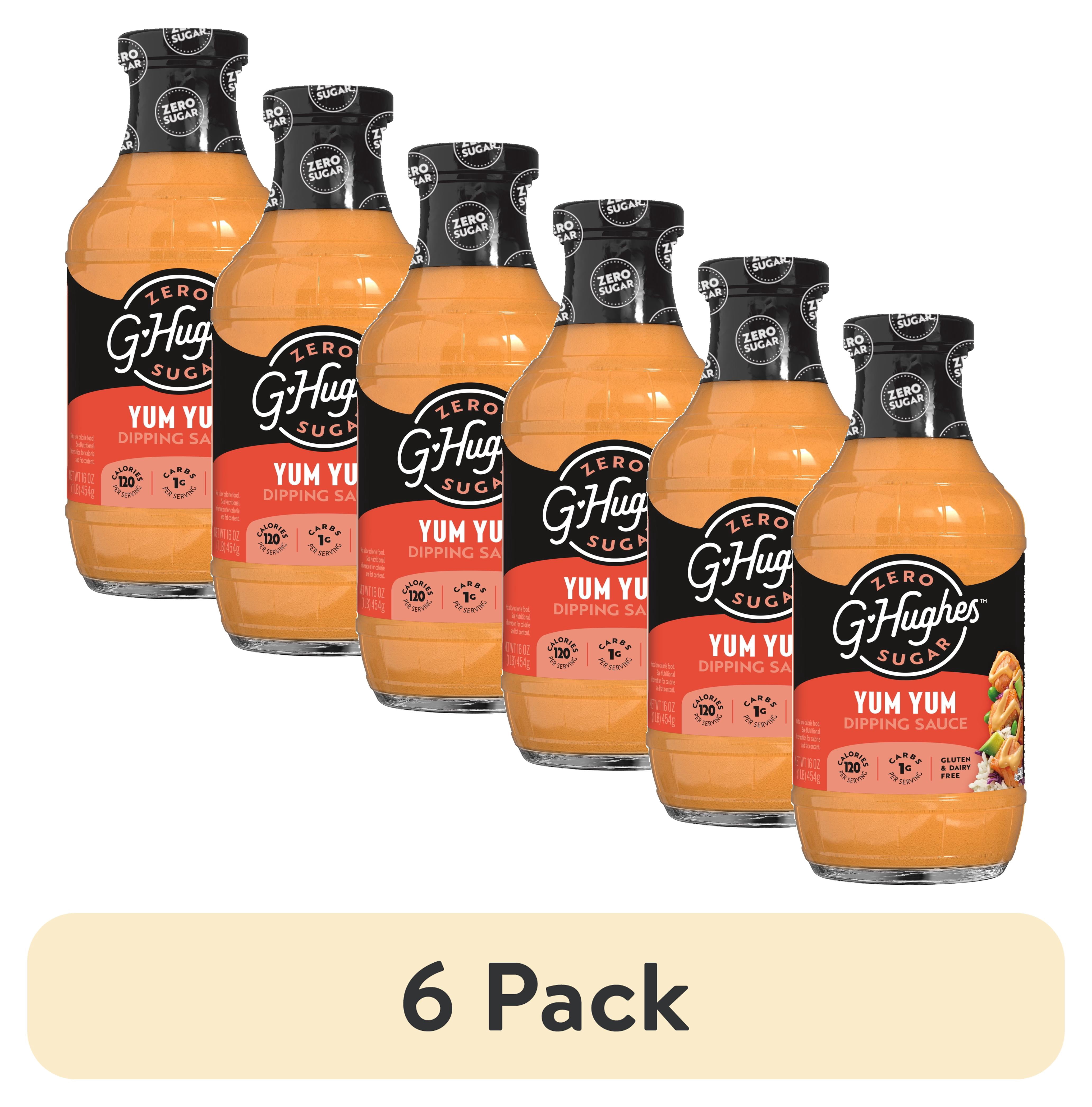 (6 pack) G Hughes Zero Sugar Yum Yum Dipping Sauce, 16 oz - Walmart.com