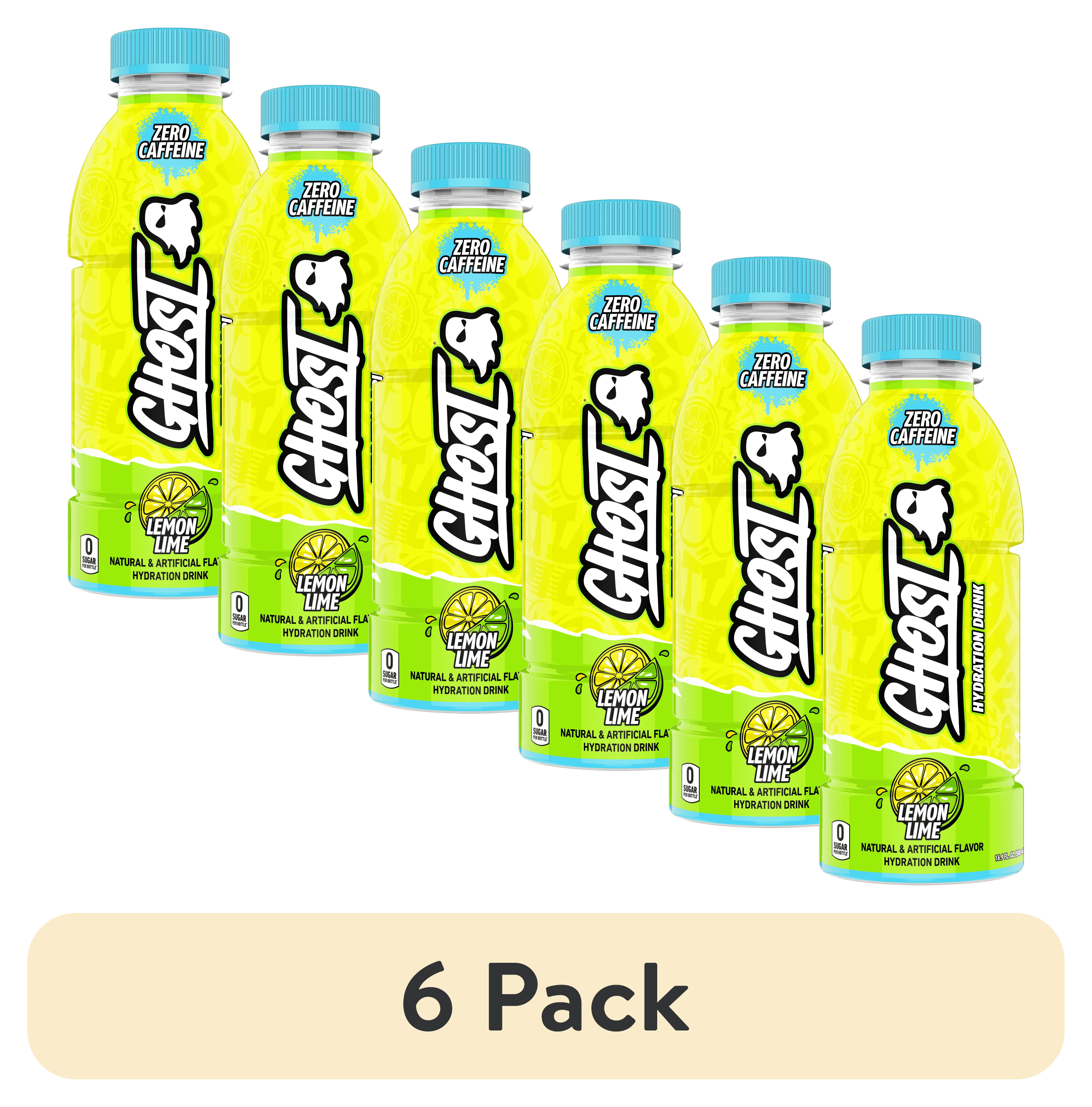 (6 pack) GHOST® HYDRATION Zero Sugars Sports Drink, Lemon Lime, 16.9 fl ...