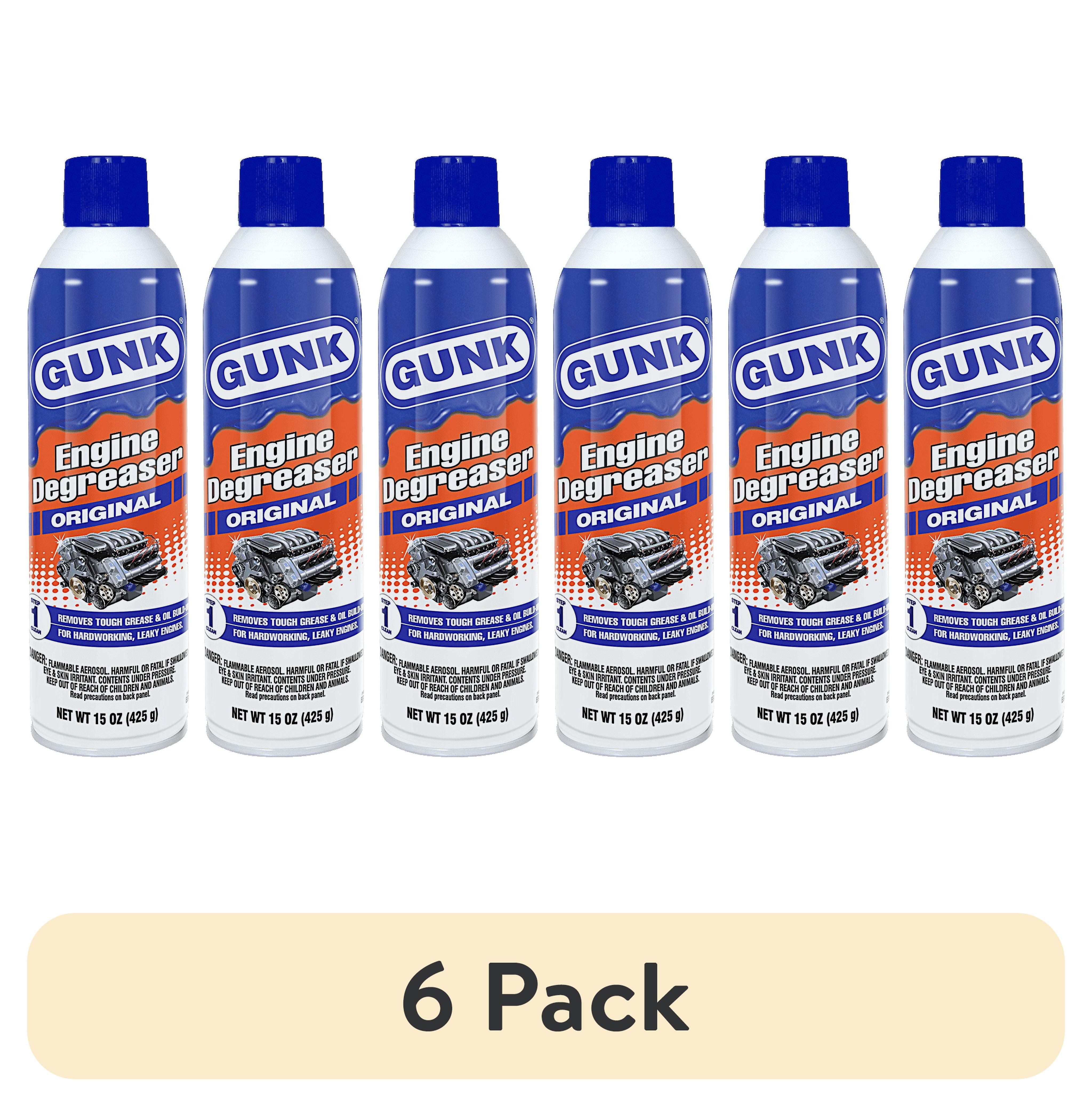 (6 pack) GUNK Original Engine Degreaser, Aerosol Spray, All Vehicle ...