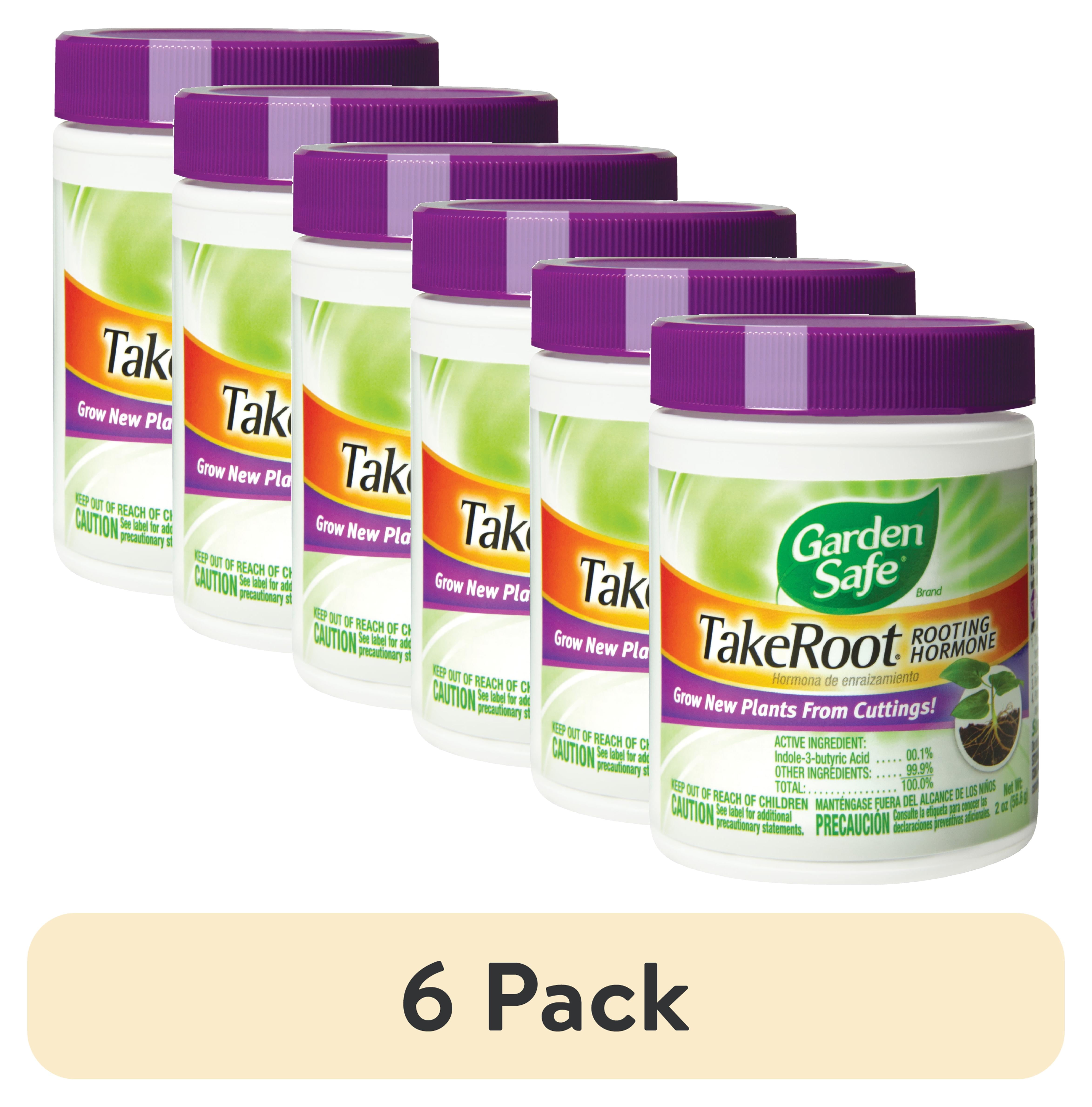 (6 pack) Garden Safe Take Root Rooting Hormone Powder, Grow New Plants ...
