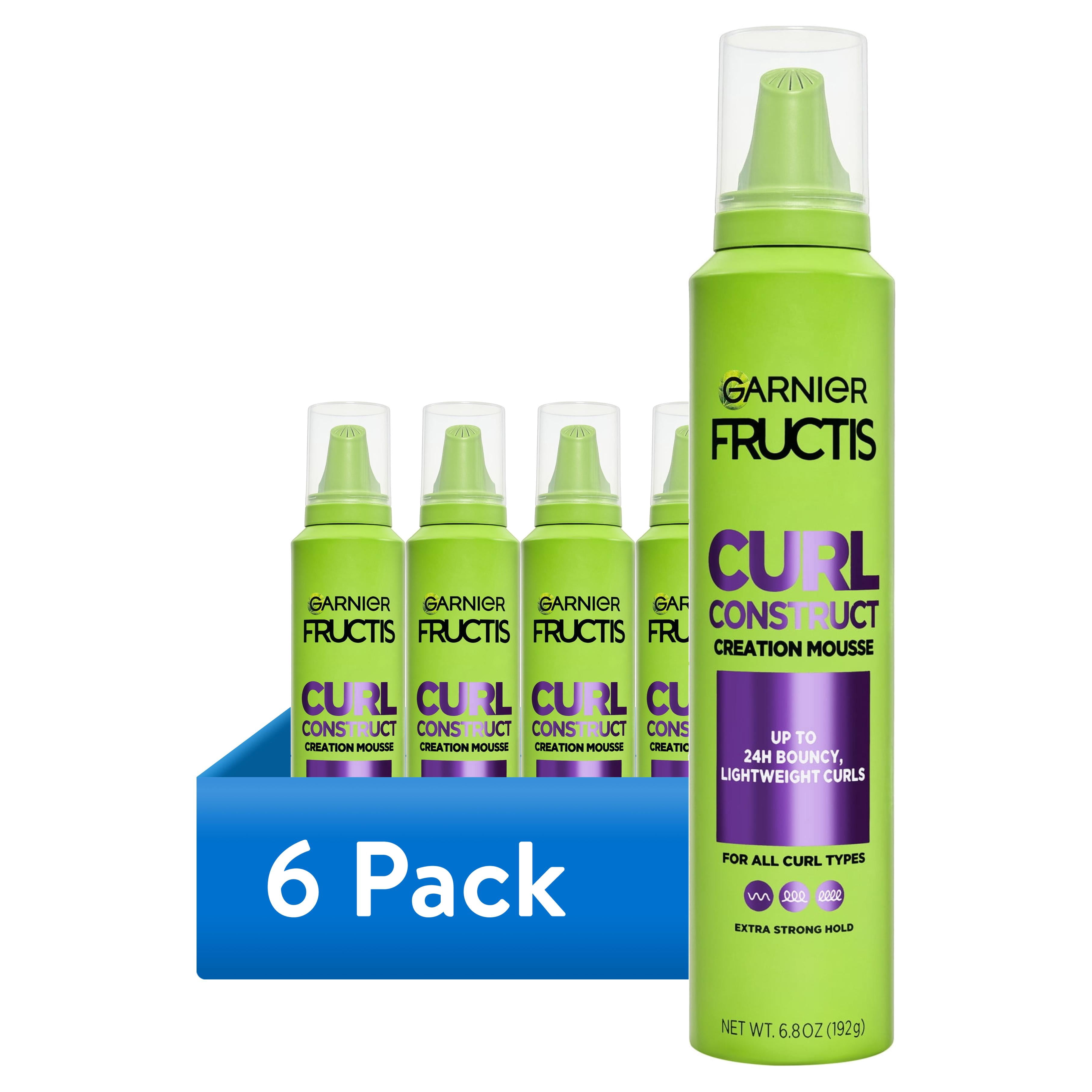 (6 pack) Garnier Fructis Style Curl Construct Creation Mousse, For ...