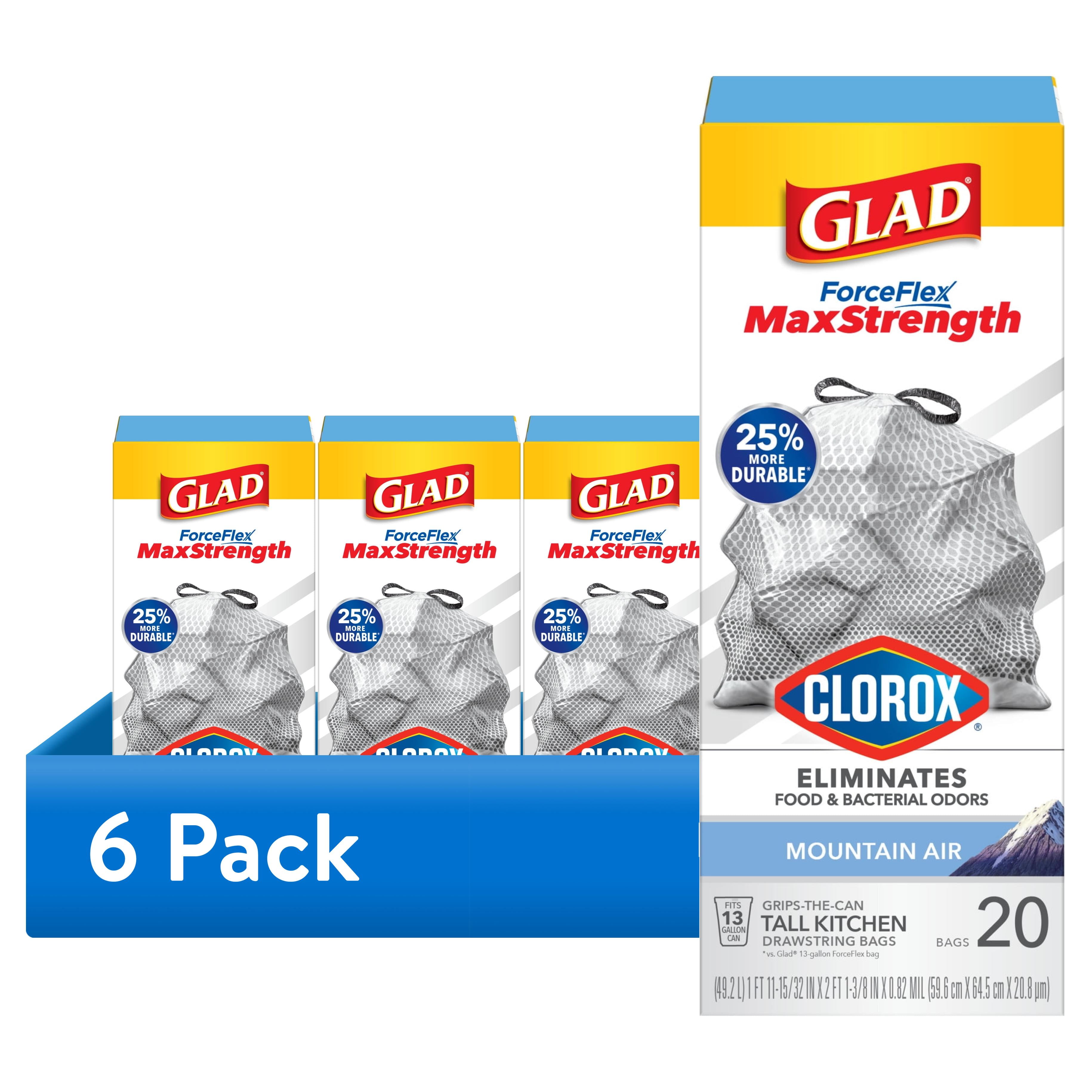 Glad Clorox Trash Bags