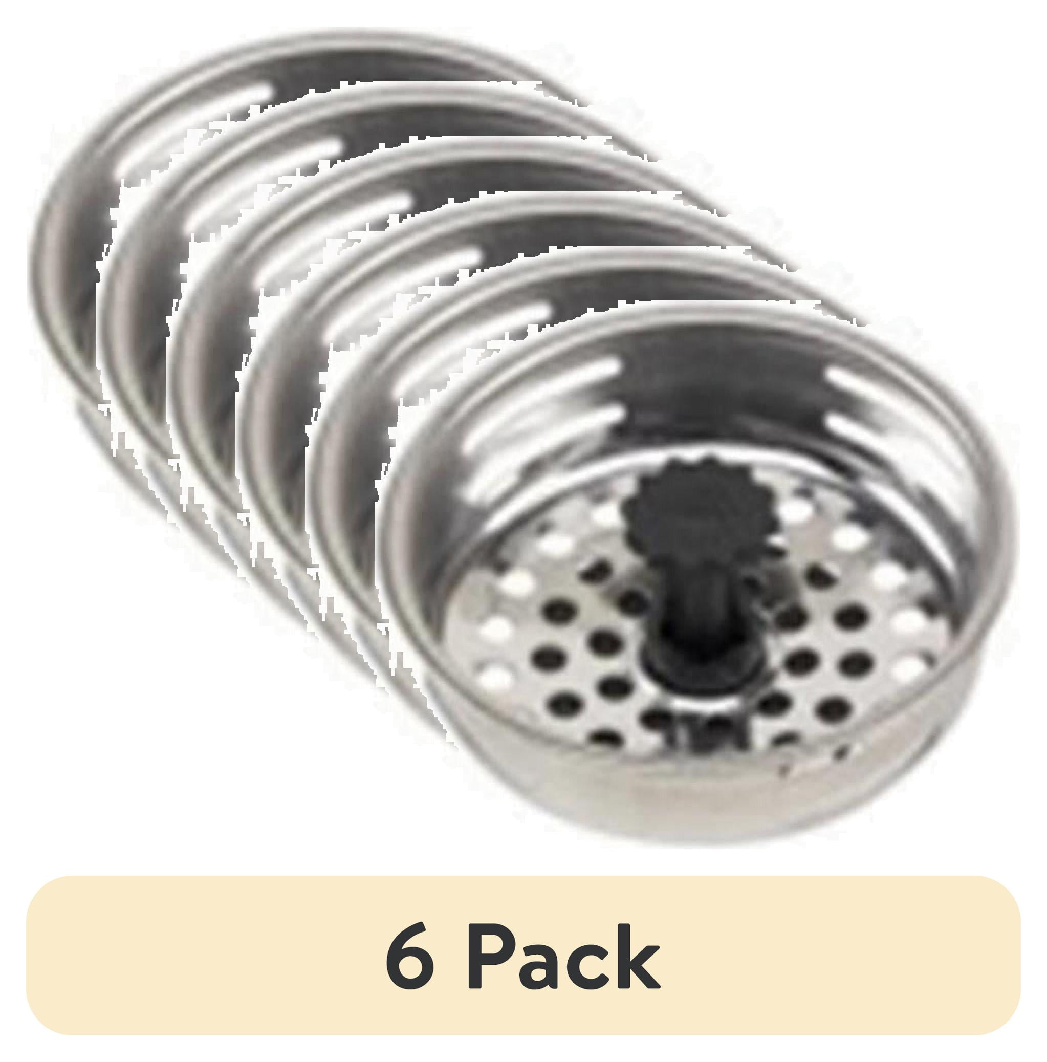 (6 pack) Sink Strainer, Stainless Steel, Silver, Universal Strainer ...