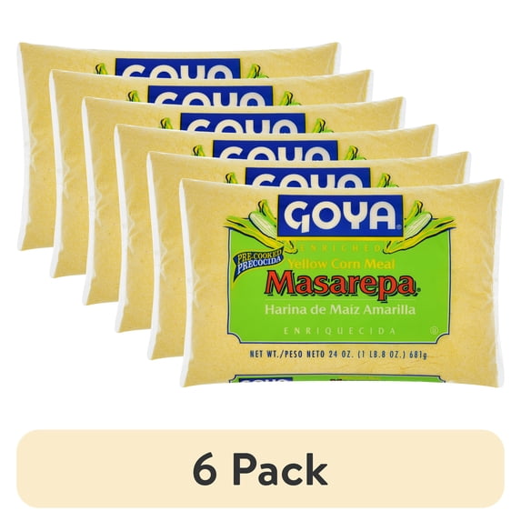 (6 pack) Goya Enriched Yellow Corn Meal, 24 oz - Walmart.com