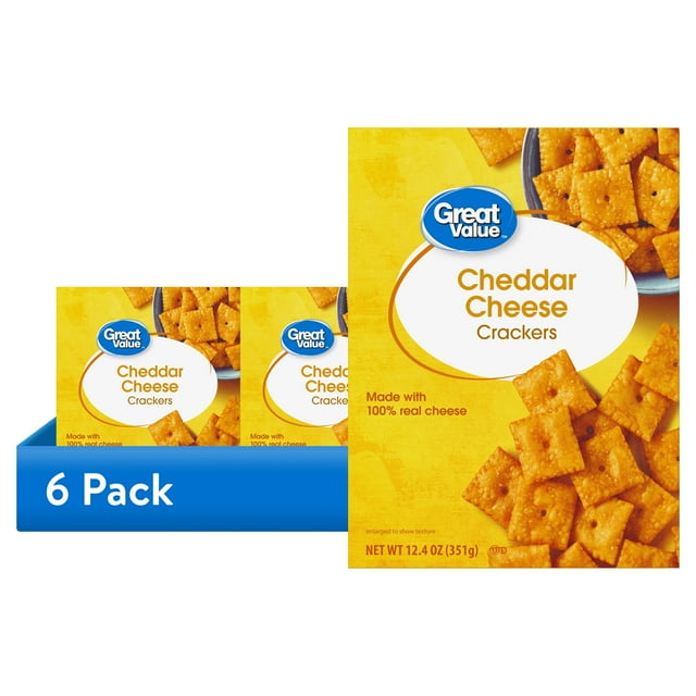 Great Value Cheese Crackers - Snack options for coffee shops - Walmart ...