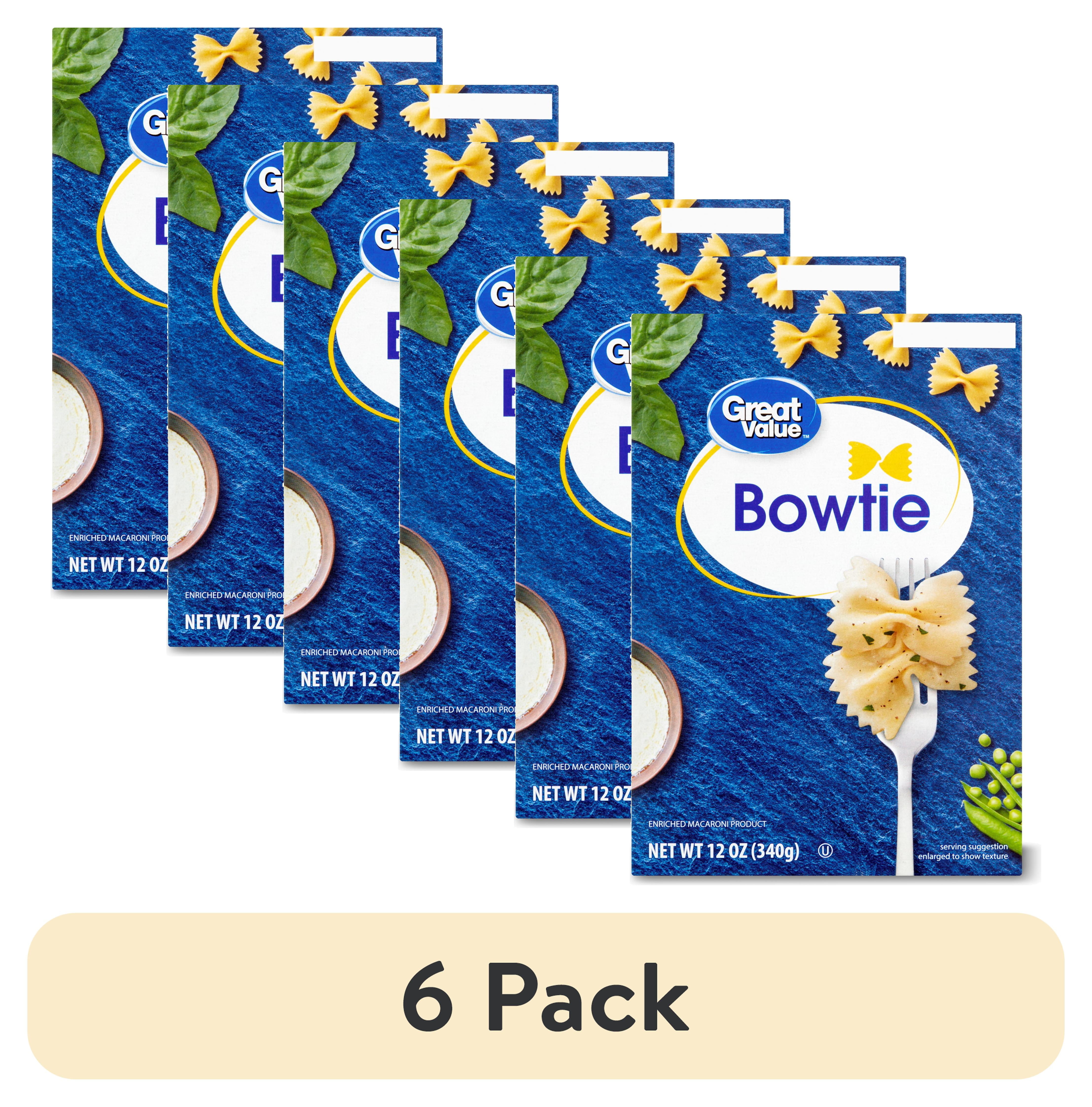 Great Value Bowties 12oz | Dried pasta for food distributors - Walmart ...