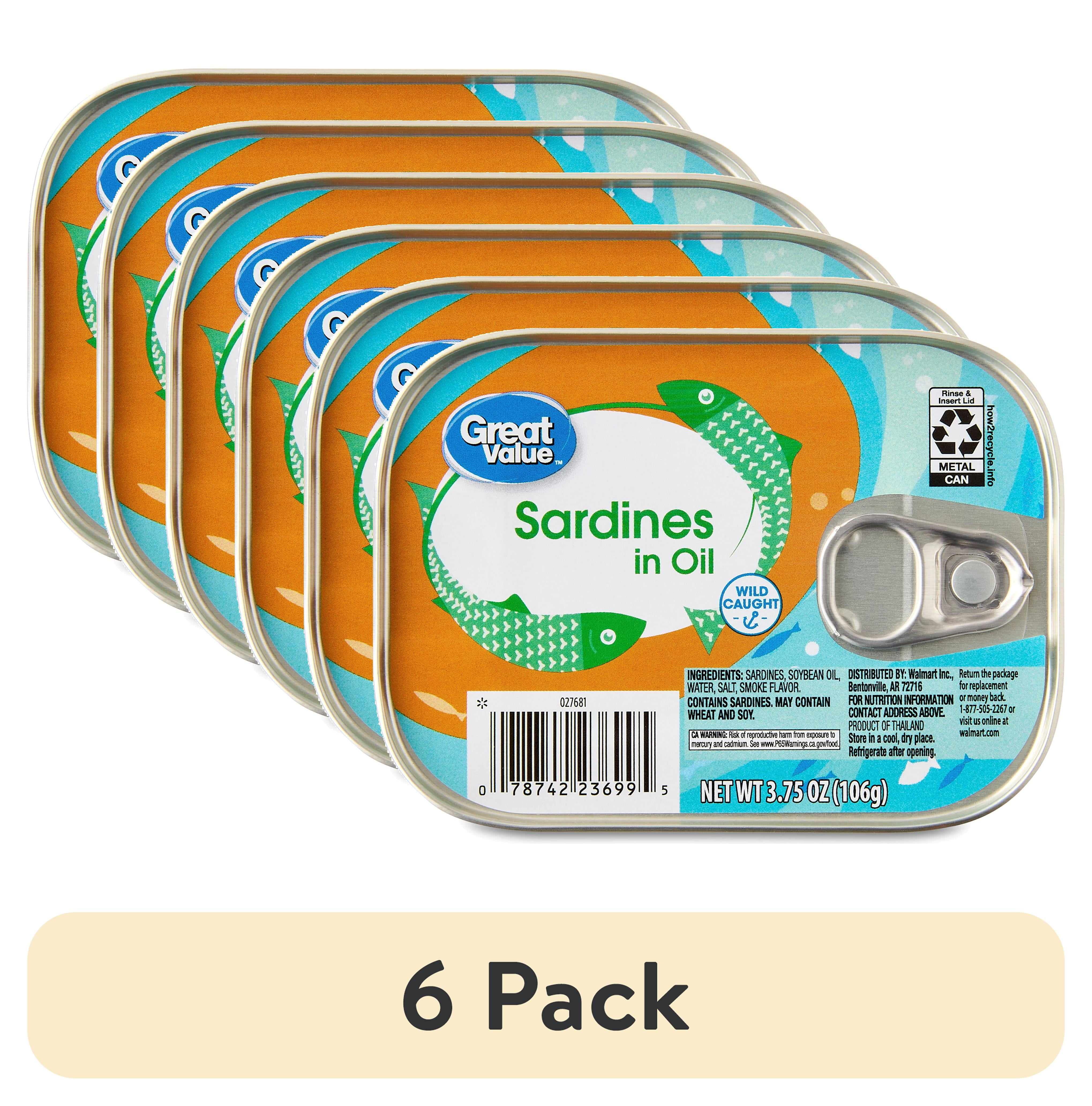 Great Value Sardines | Jarred seafood for supermarkets - Walmart ...