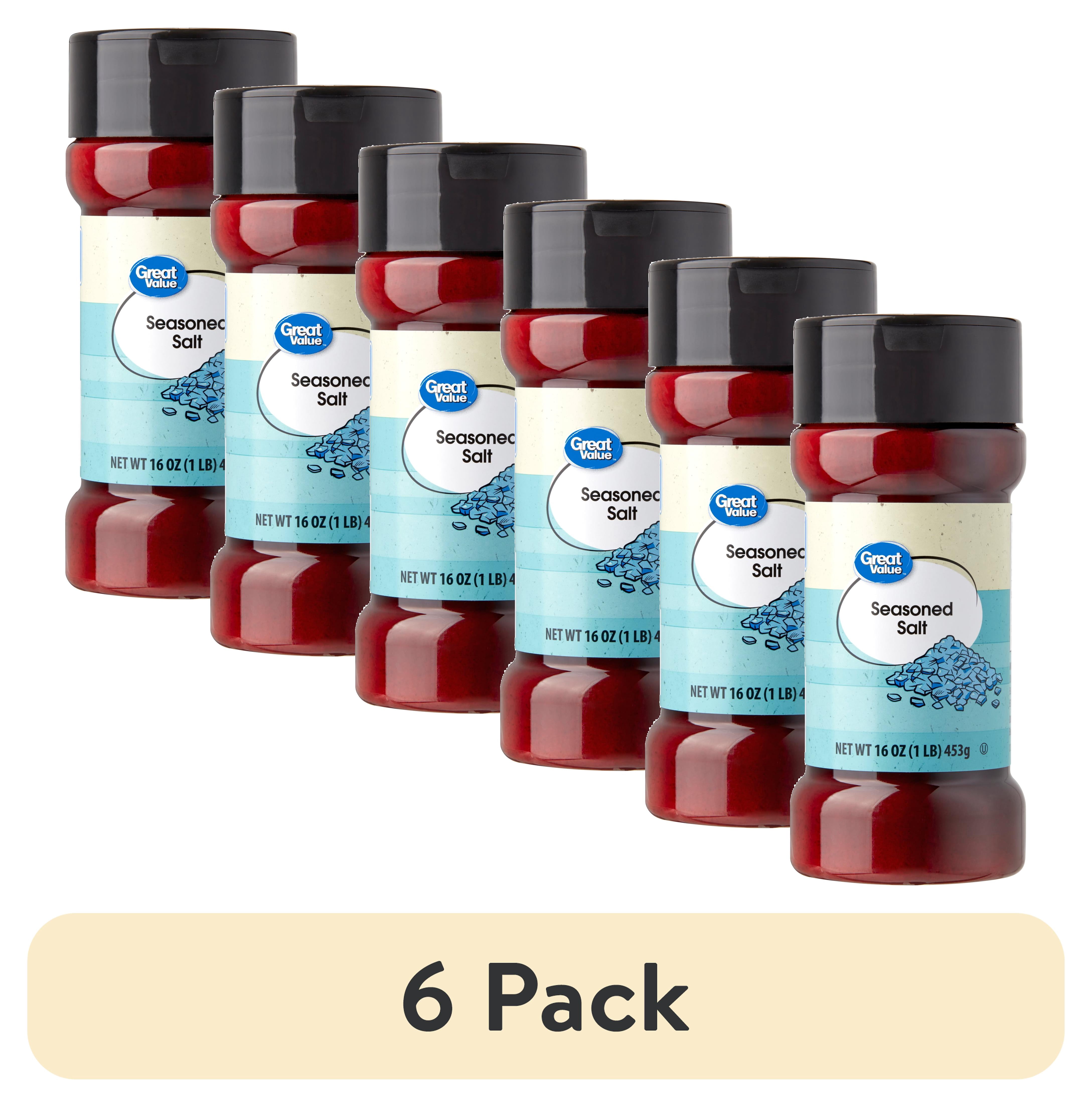 (6 pack) Great Value Seasoned Salt, 16 oz - Walmart.com