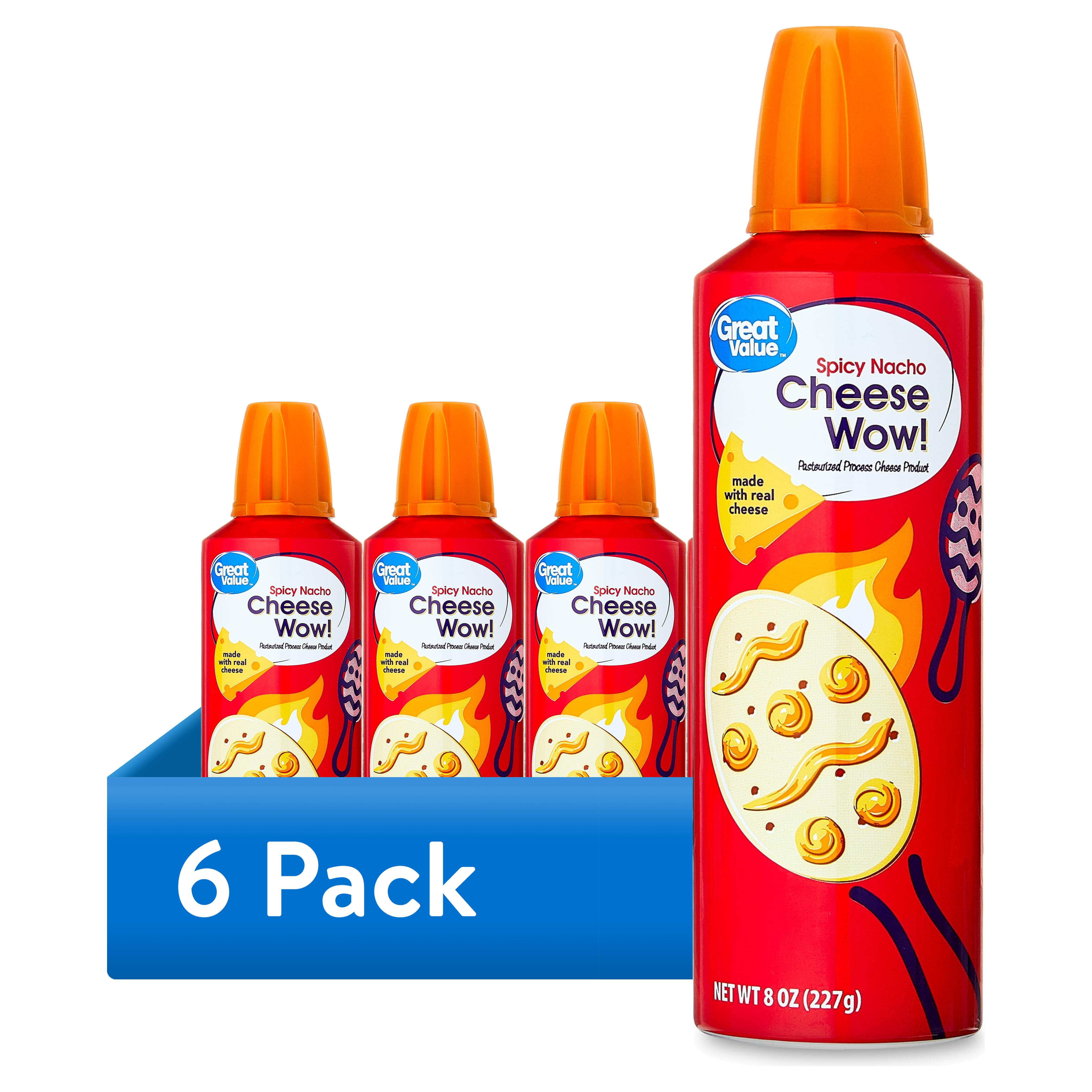 (6 pack) Great Value Spicy Nacho Cheese Wow!, 8 oz - Walmart.com