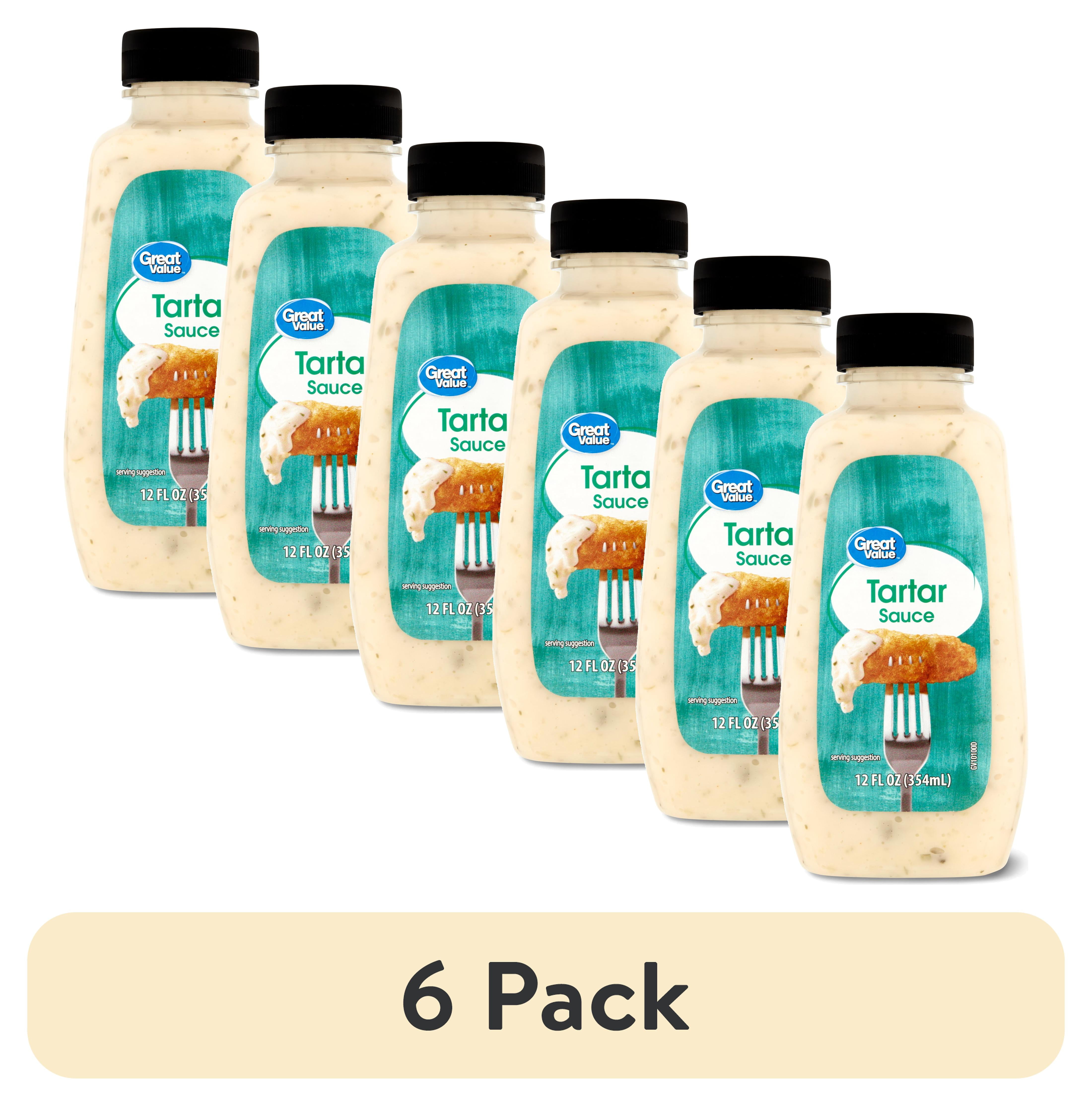 (6 pack) Great Value Tartar Sauce, 12 fl oz - Walmart Business Supplies
