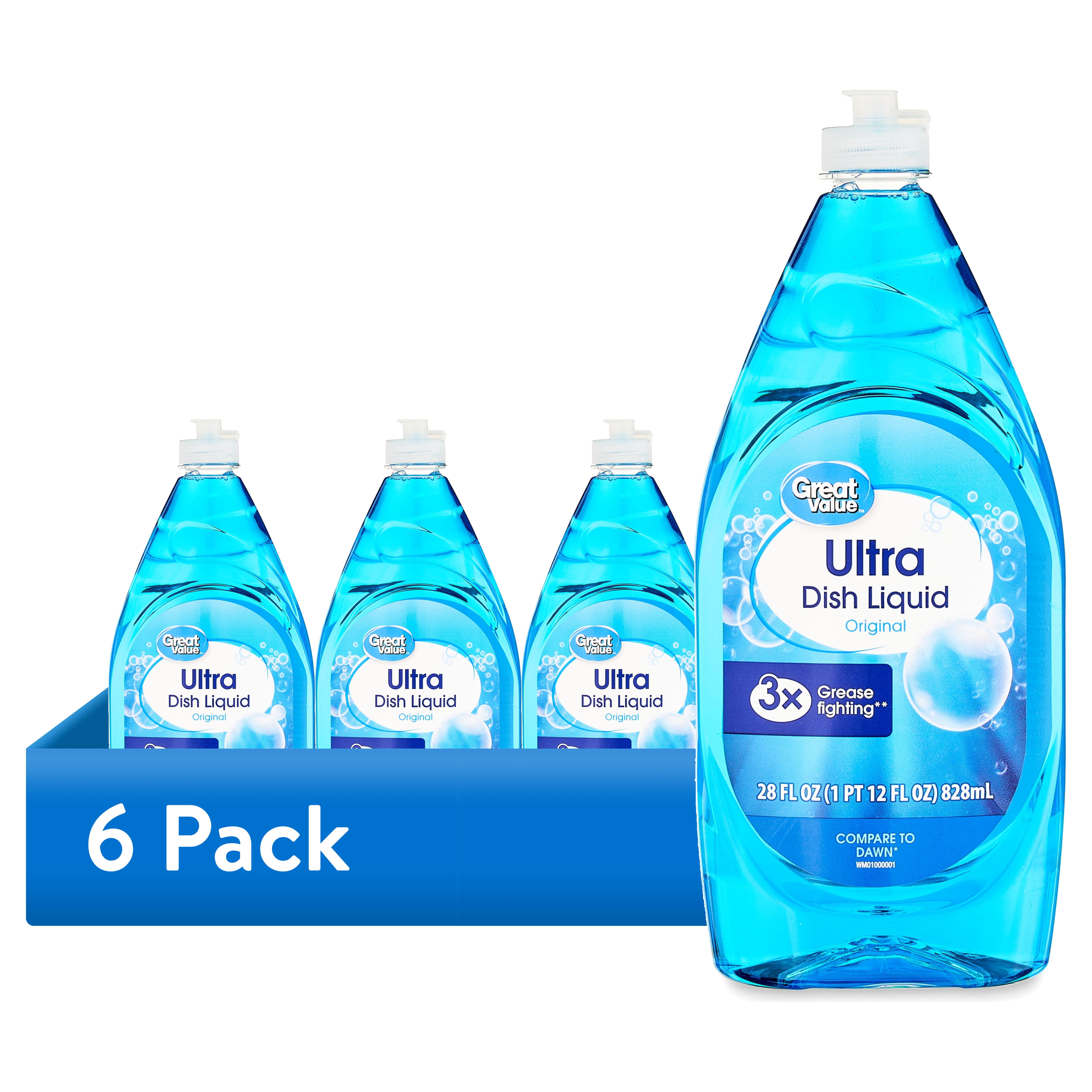 Great Value Dish Liquid 6pk - Walmart Business Supplies